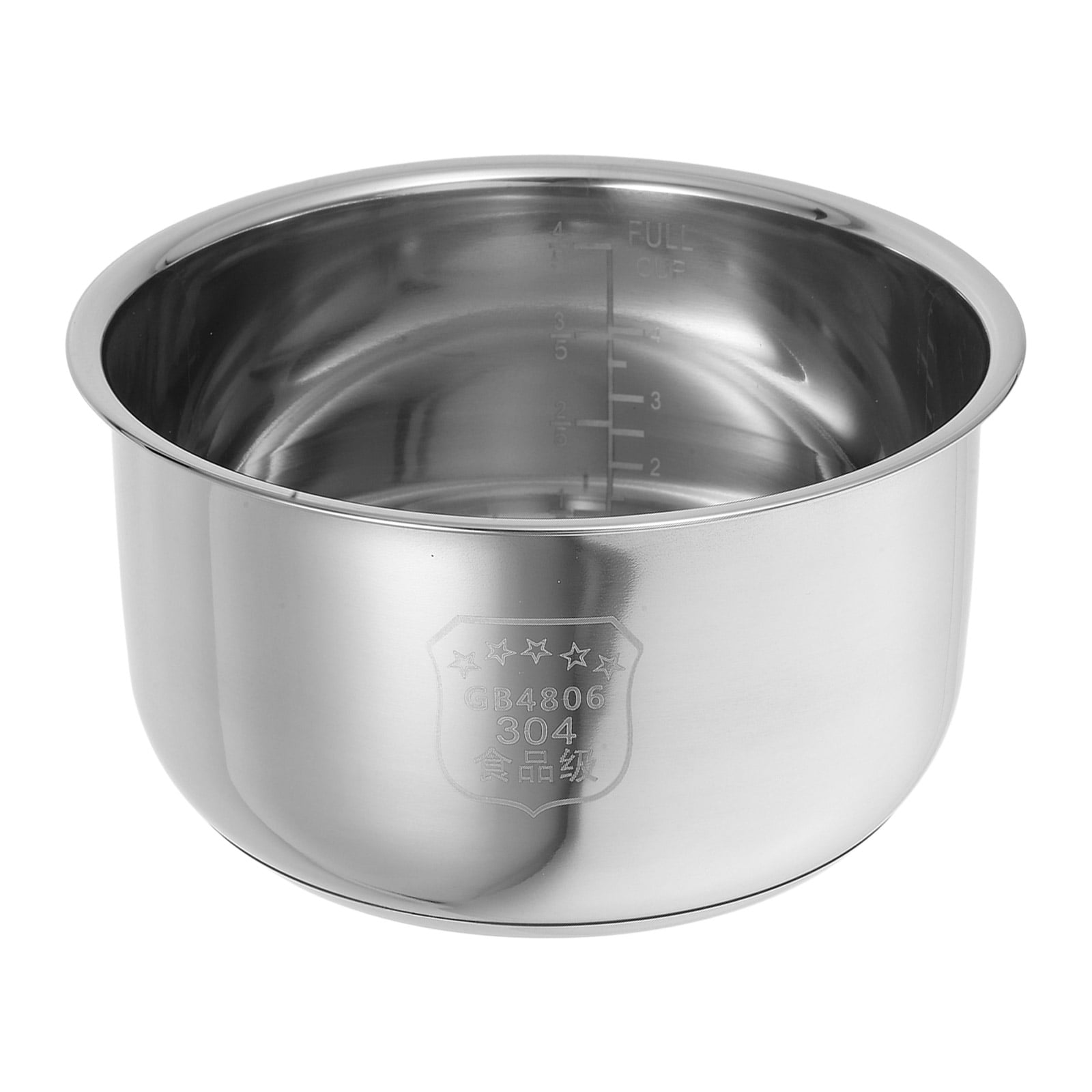 WORGEOUS 3L Stainless Steel Inner Pot for Rice Cooker, Multi-Purpose ...