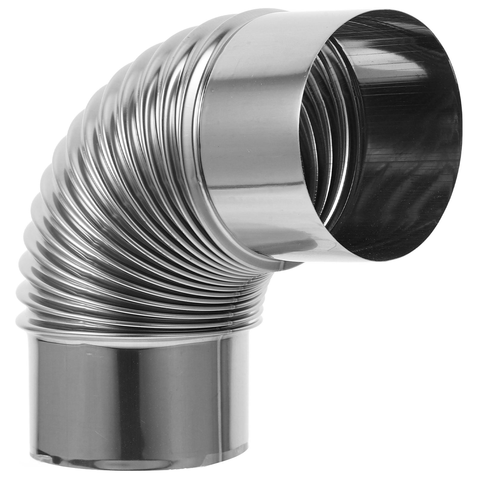 WORGEOUS Stainless Steel Stove Pipe Tent Stove Pipe 90 Degree Chimney ...