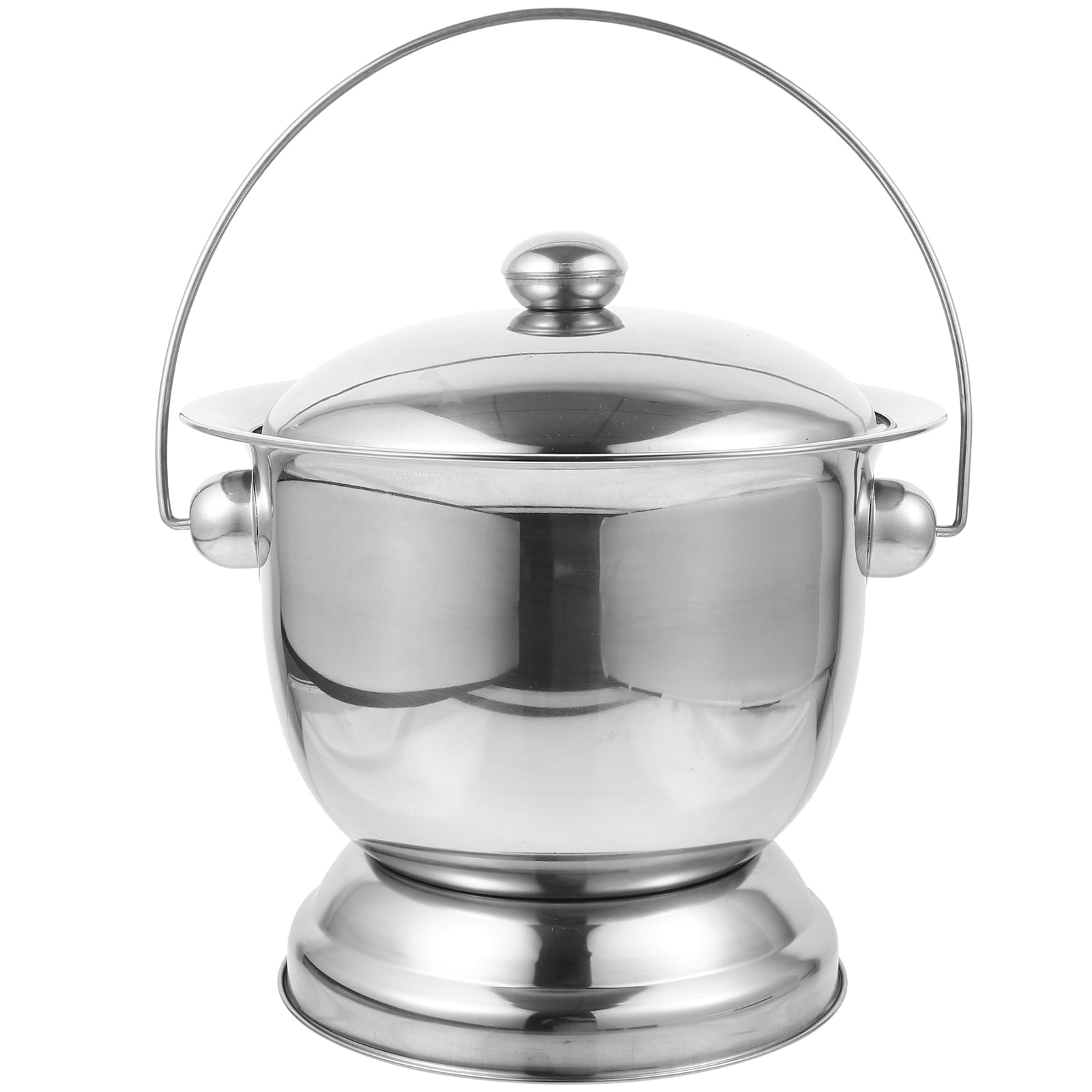 WORGEOUS Stainless Steel Urine Bucket Potty Training Seat Portable ...