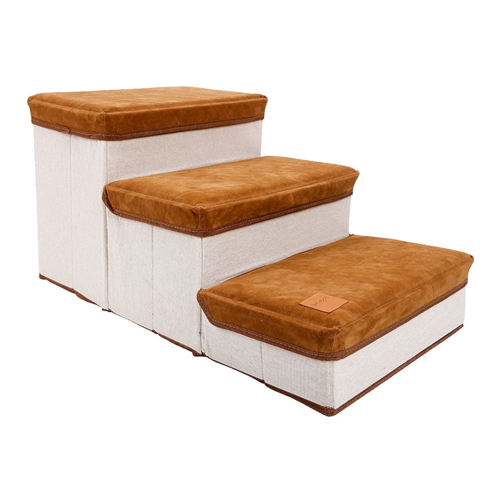 WORGEOUS Step Folding Dog Stairs Pet Stairs for Small Dogs and Large ...