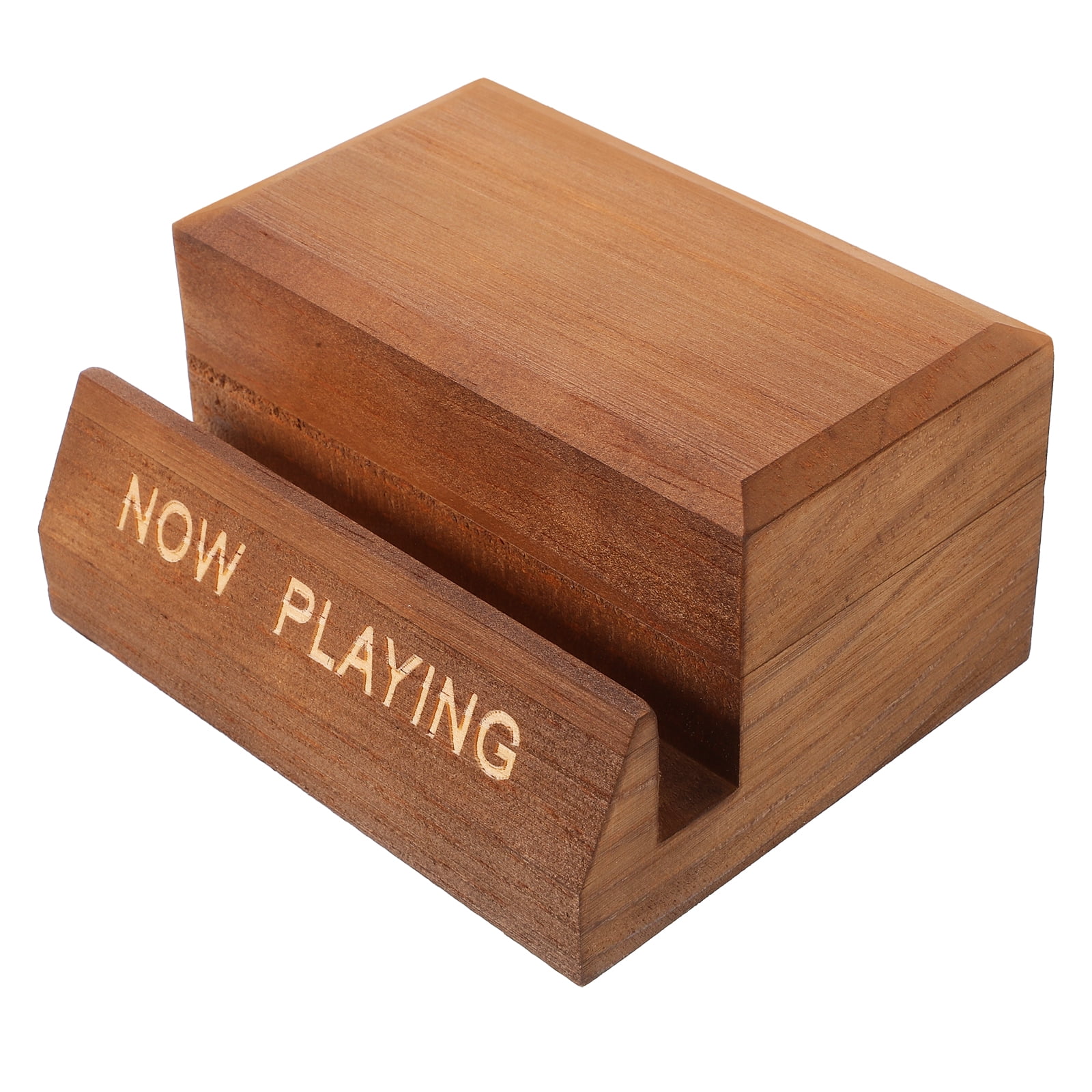 GETAJGHSD Vinyl Record Display Rack Light Brown Rectangular Minimalist ...