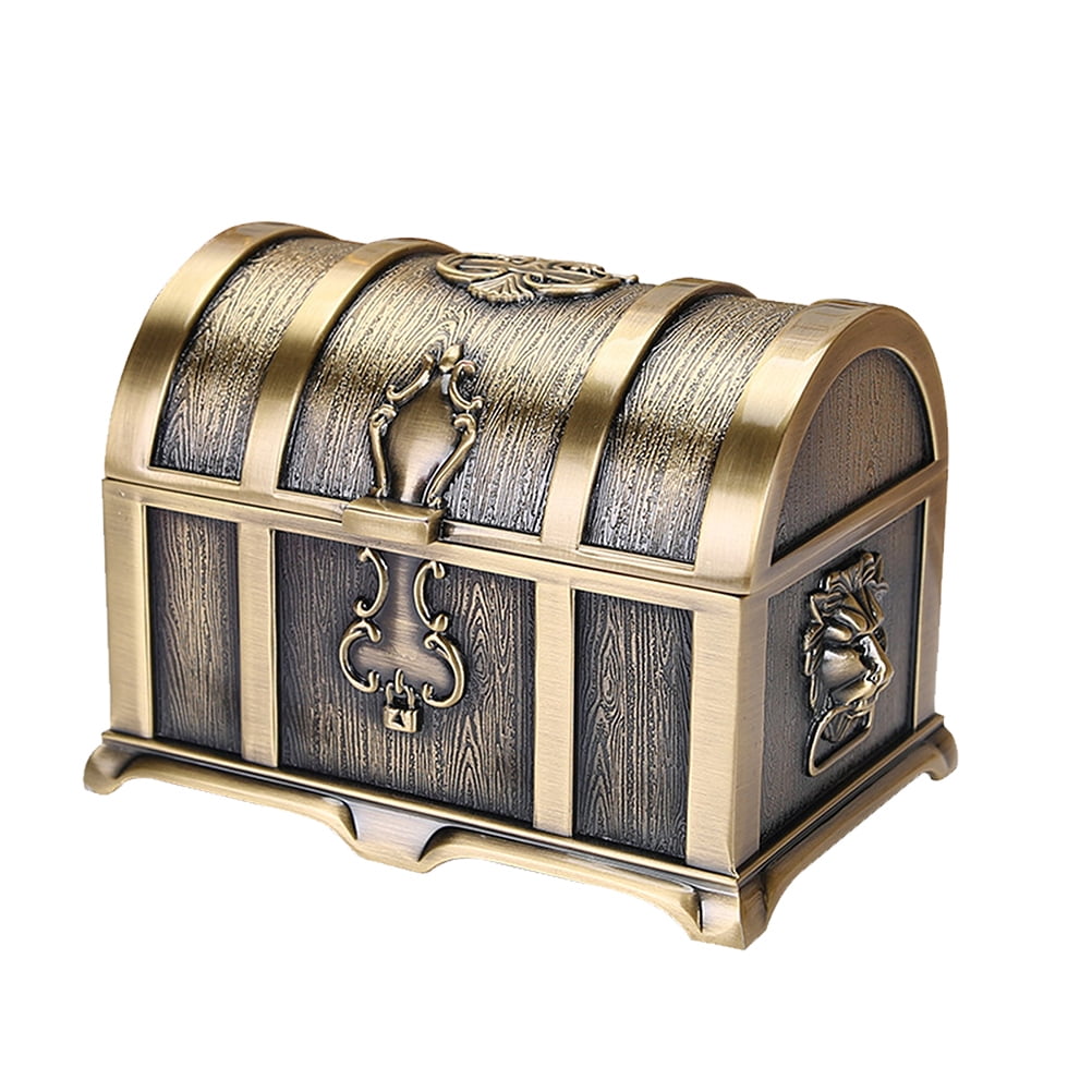 WORGEOUS Tank Classical Treasure Chest Diamond Rings Holder Man 6.8x4 ...