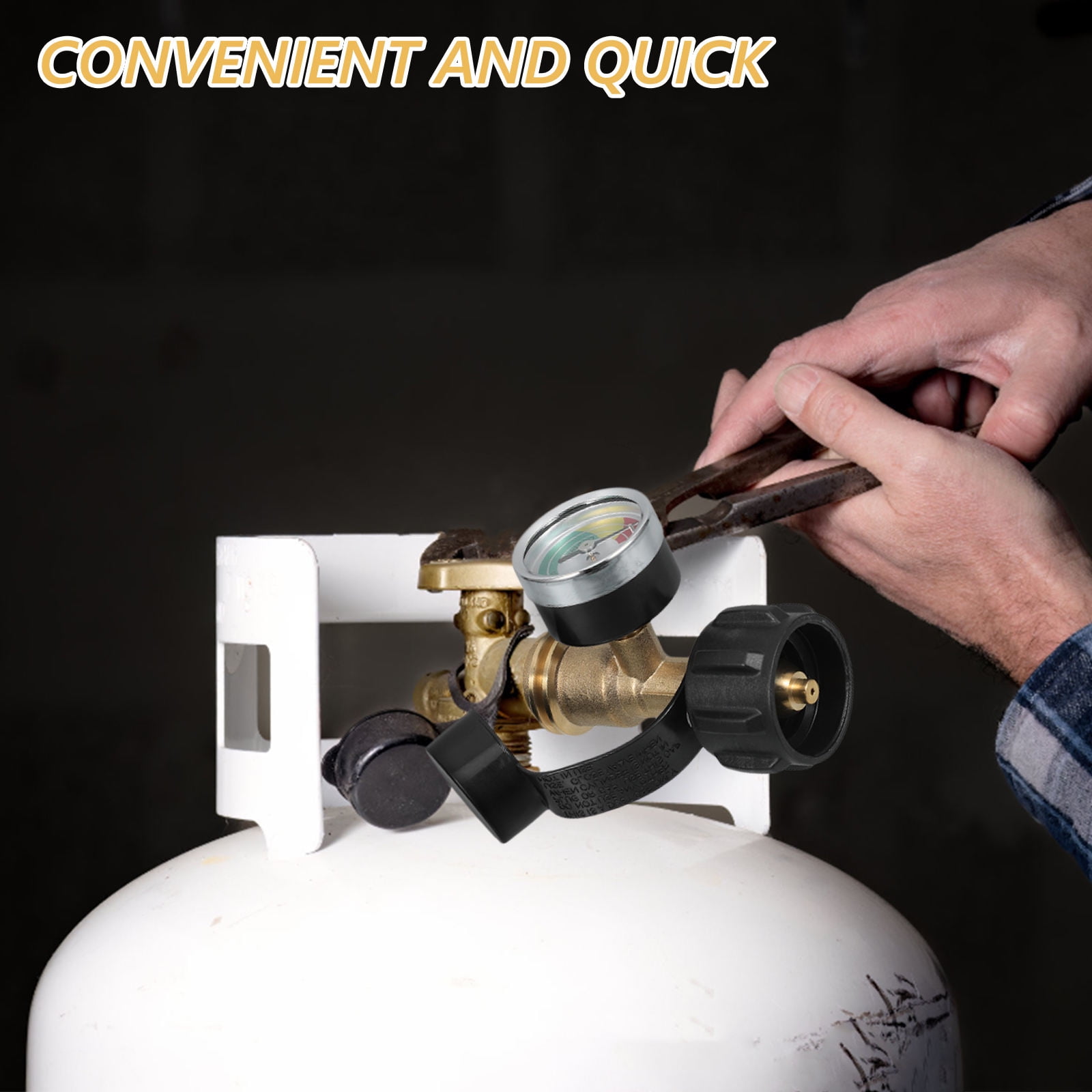 WORGEOUS Tank Gauge Level Indicator for Fire Pit Gas Grill and More ...