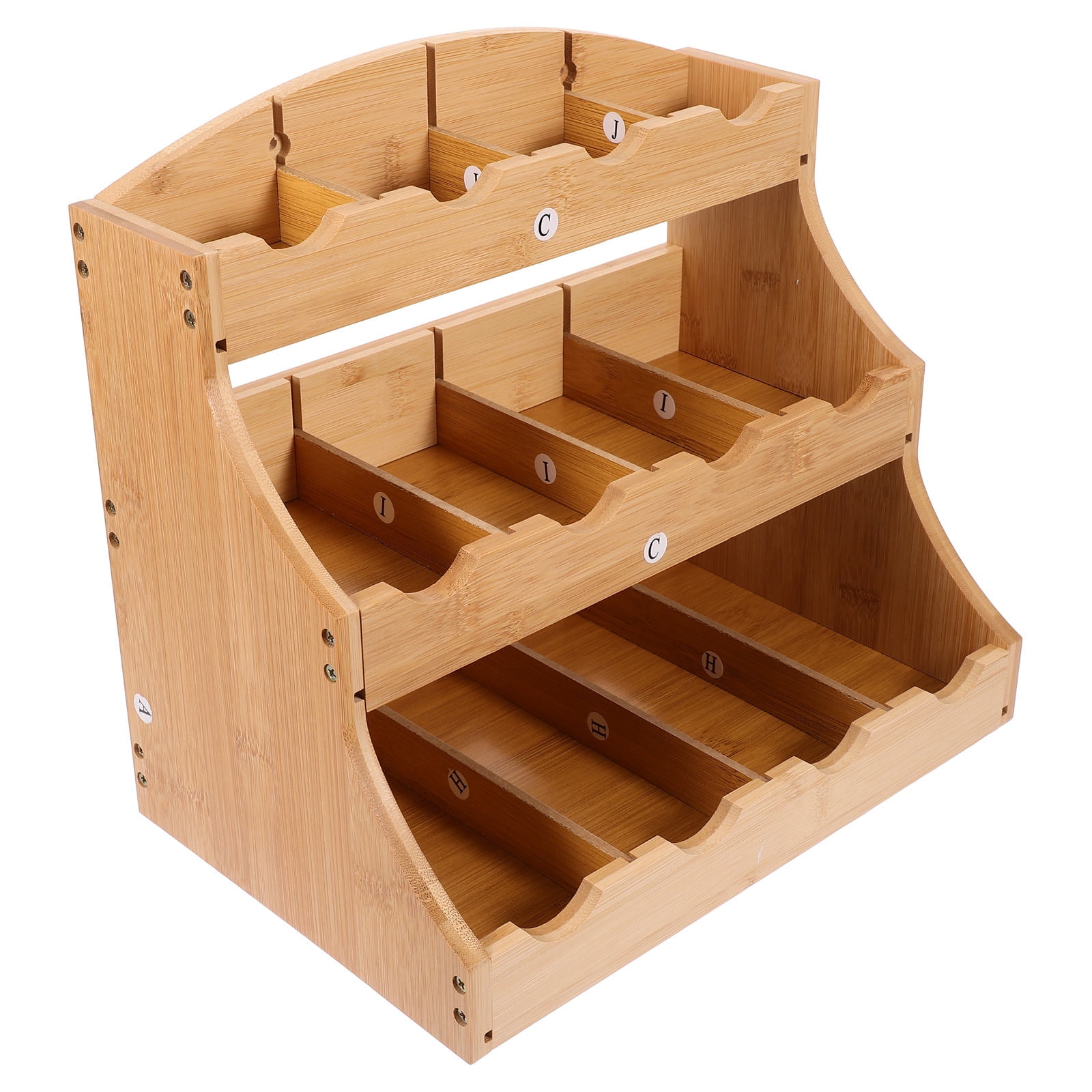 WORGEOUS Tea Bags Organizer Tea Bag Storage Box Tiered Tea Bag Box ...