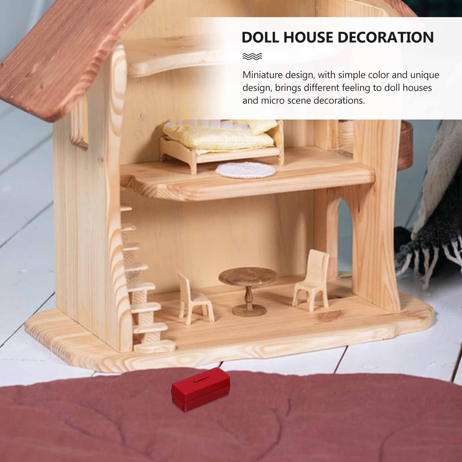 WORGEOUS Tool Box Model Tiny House Tool Box Mini House Tool Box Storage ...