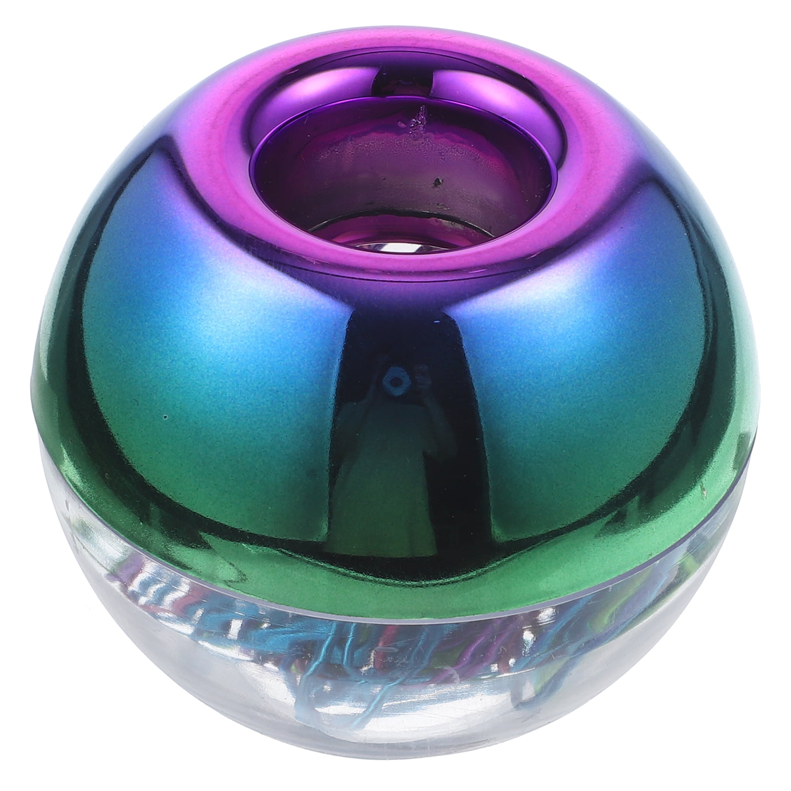 WORGEOUS Transparent Paper Fasteners Clip Storage Box Office - Walmart.com