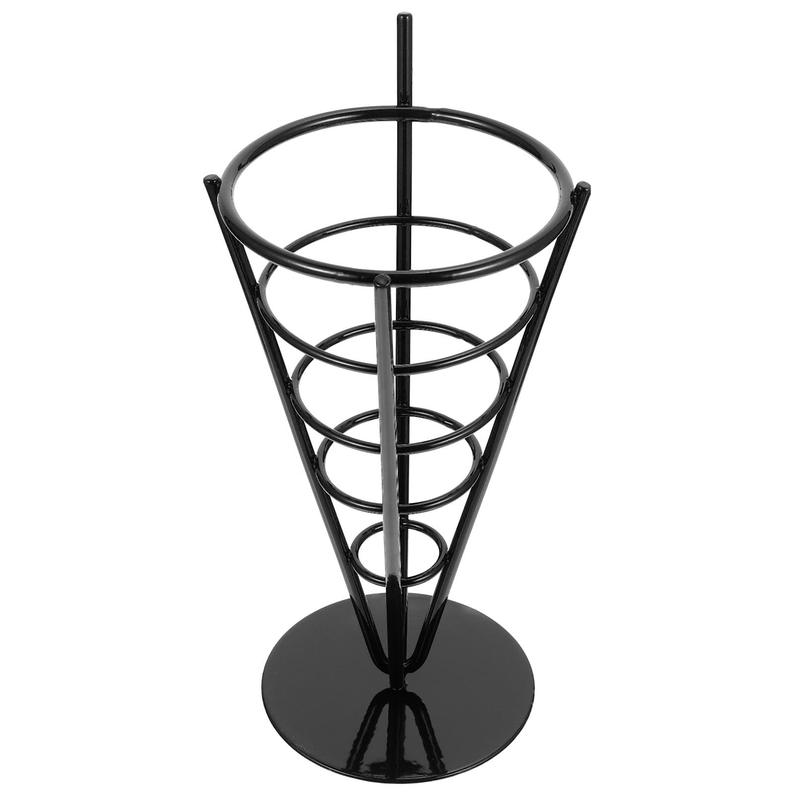 WORGEOUS Tray Cone Basket Stands Iron Chip Holder Food Display Prop ...