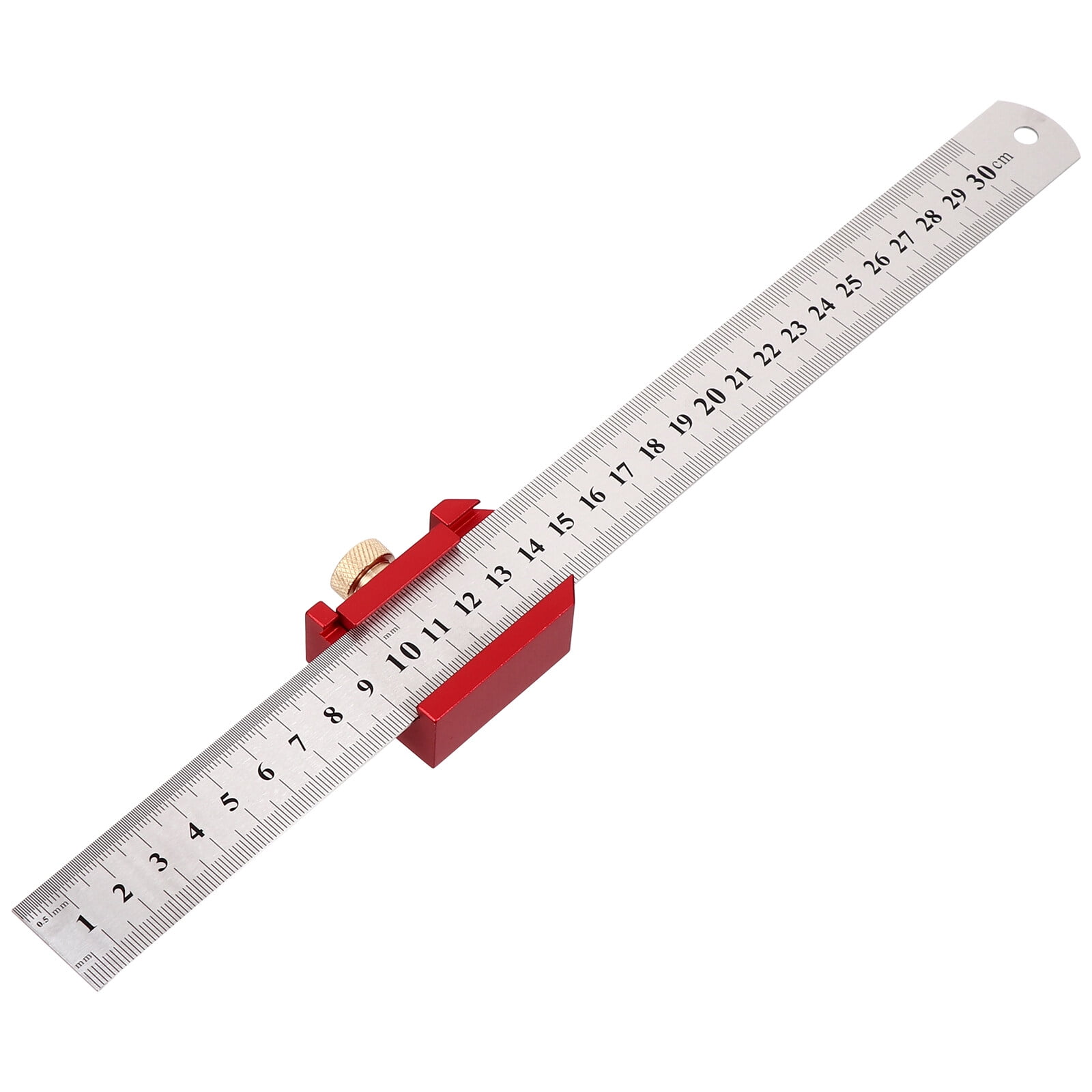 Mobutofu Locator Stainless Steel Ruler Woodworkers Ruler Stops for ...