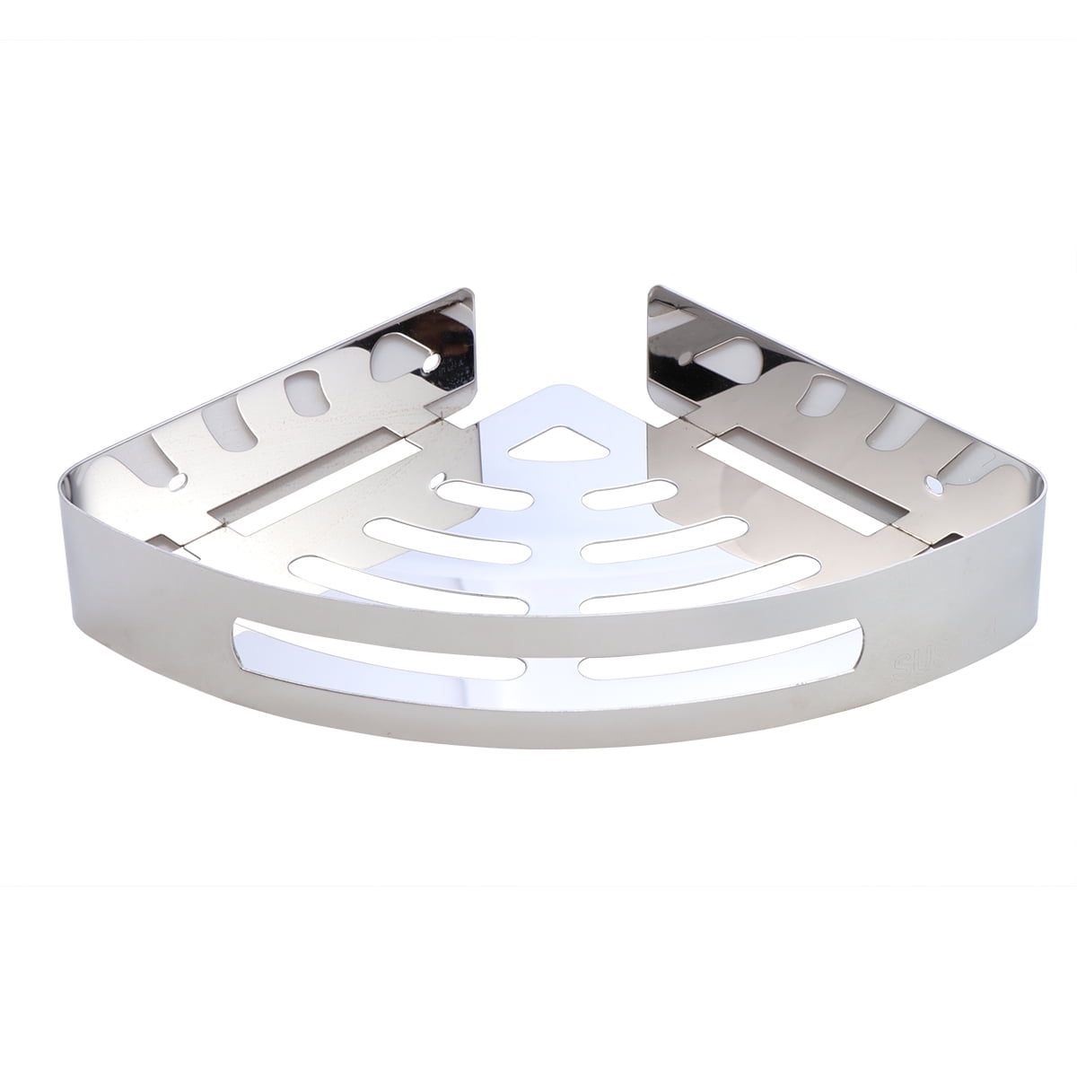 WORGEOUS Triangle Bathroom Shower Rack Nails Free Corner Shelf Adhesive ...