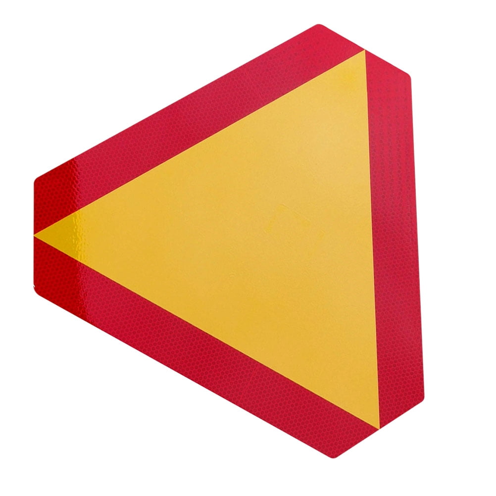 WORGEOUS Triangle Board Sticker Reflective Sign for Car Drive Stickers ...