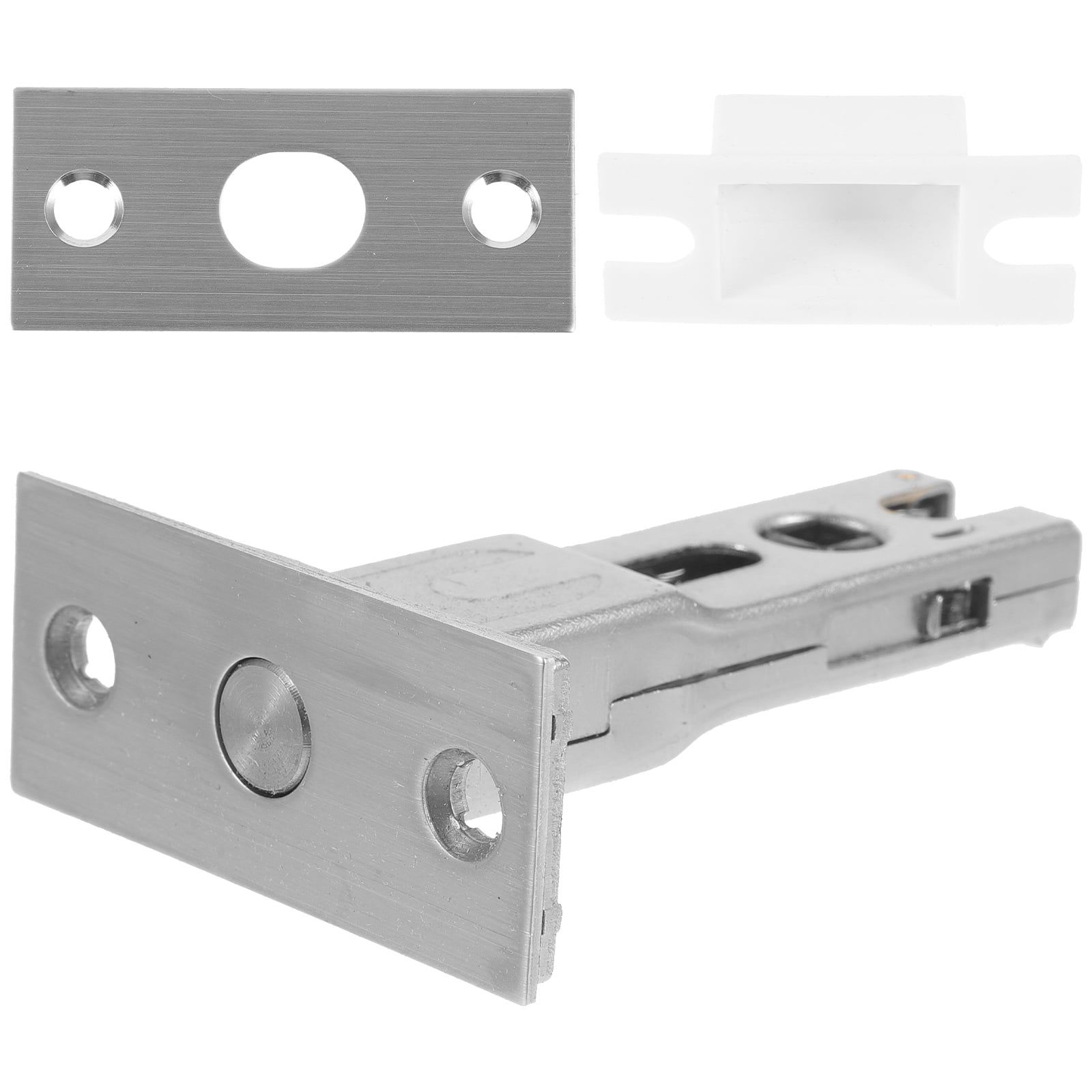 WORGEOUS Tubular Lock Door Handle with outside Outdoor Cabinets Silver ...
