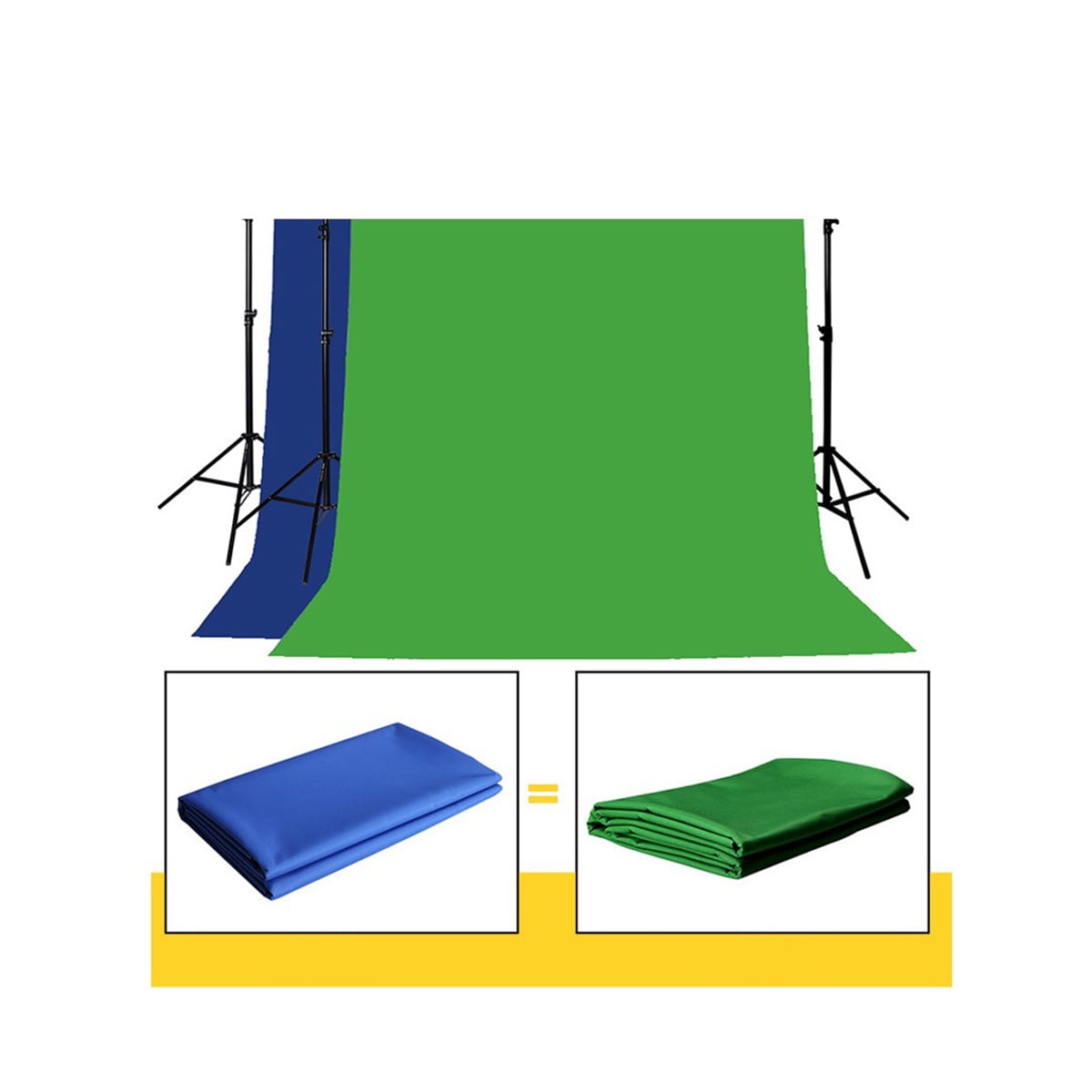 WORGEOUS Two-sided Color Photo Studio Background Cloth Photography ...
