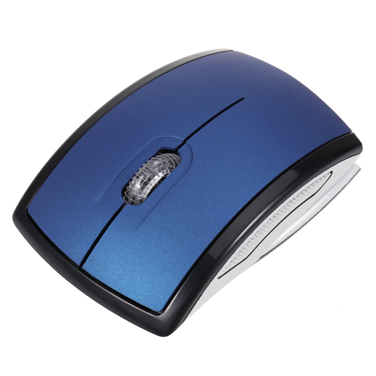 WORGEOUS Ultra-thin 2.4GHz Wireless Folding Foldable Arc Optical Mouse with USB Receiver for PC ...