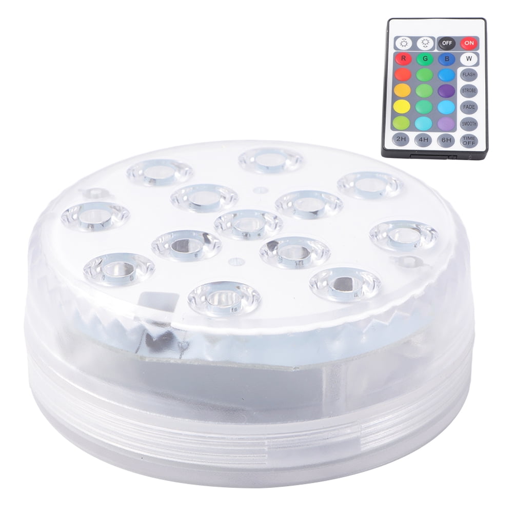 WORGEOUS Underwater Light Submersible LED Light Pool Lamp(Without Battery) - Walmart.com