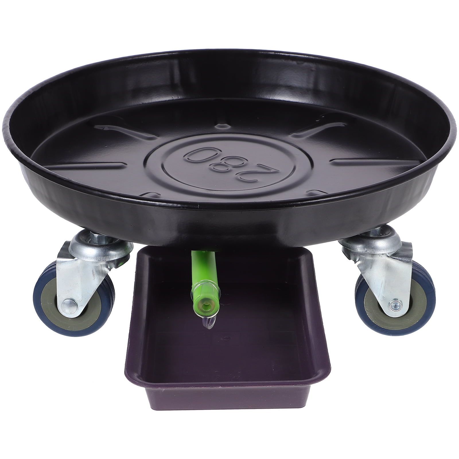 WORGEOUS Universal Wheel Round Flower Pot Stand Movable Rolling Plant ...