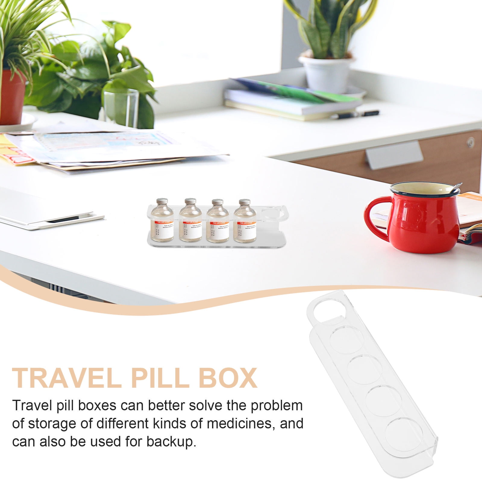 WORGEOUS Vial Storage Rack Space Saving Vial Holder Sample Bottles Rack ...