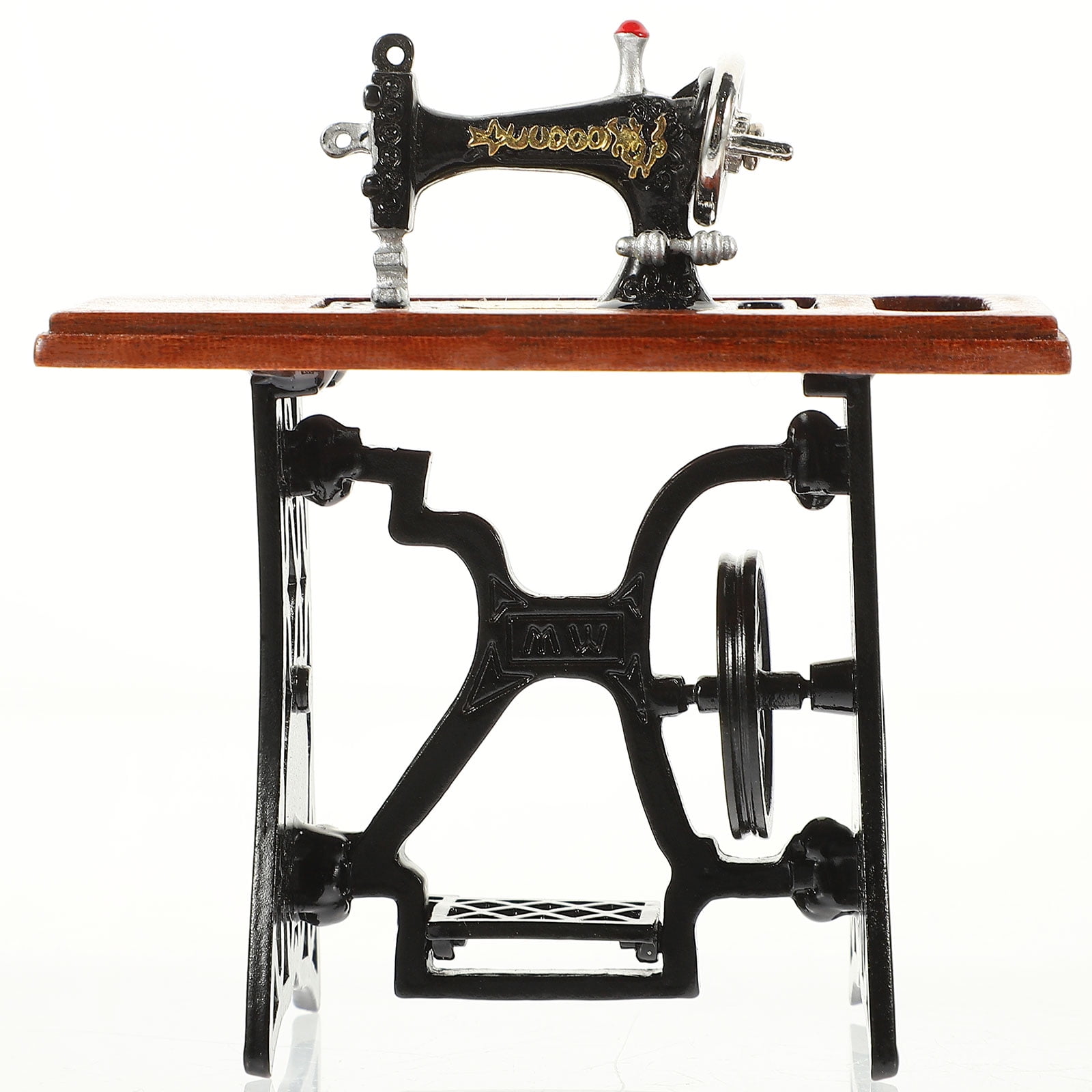 WORGEOUS Vintage Home Decor Mini Sewing Machine Miniature for Display ...