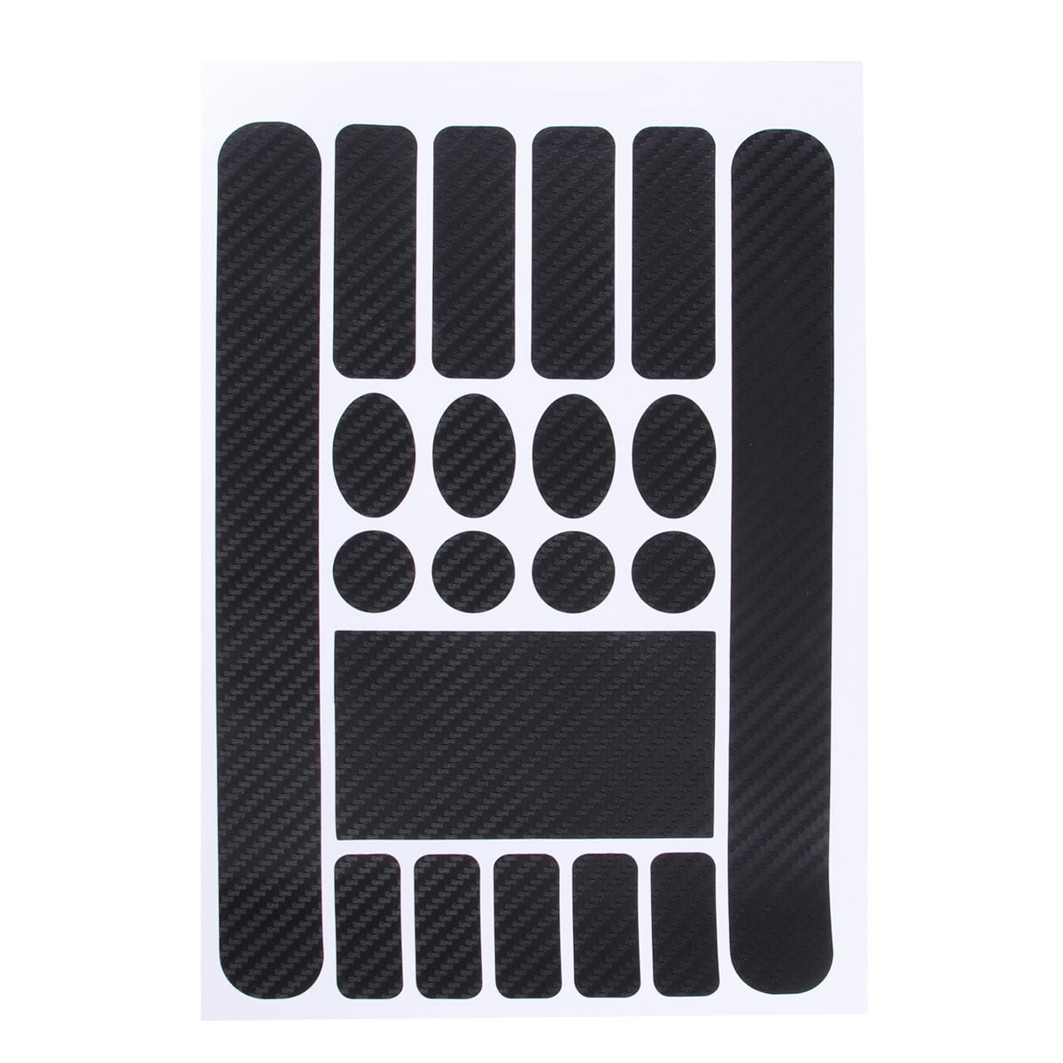 WORGEOUS Black Carbon Fiber Vinyl Protector Chainstay Sticker Decal for ...