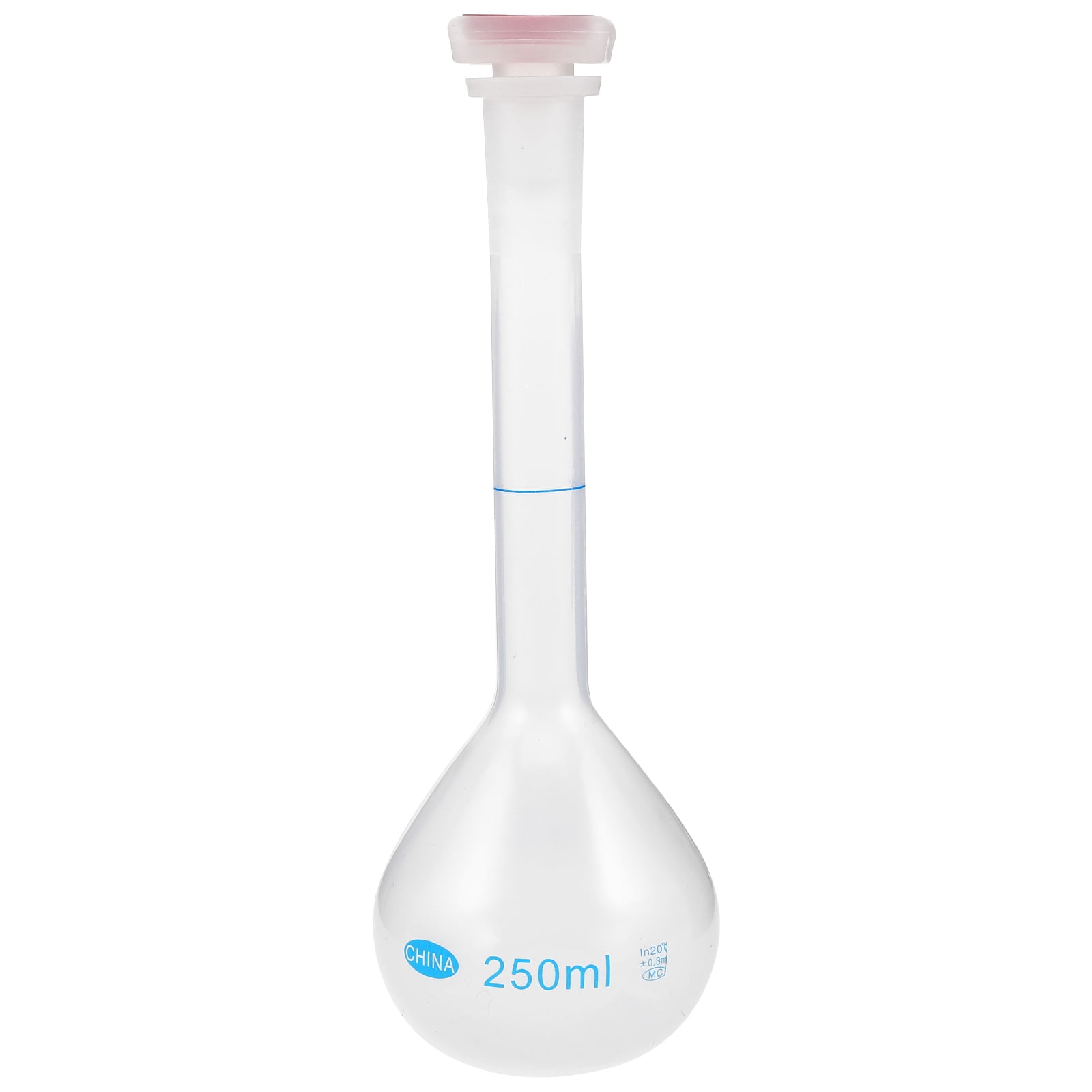 WORGEOUS Volumetric Bottle Laboratory Supply Transparent Science Flask ...