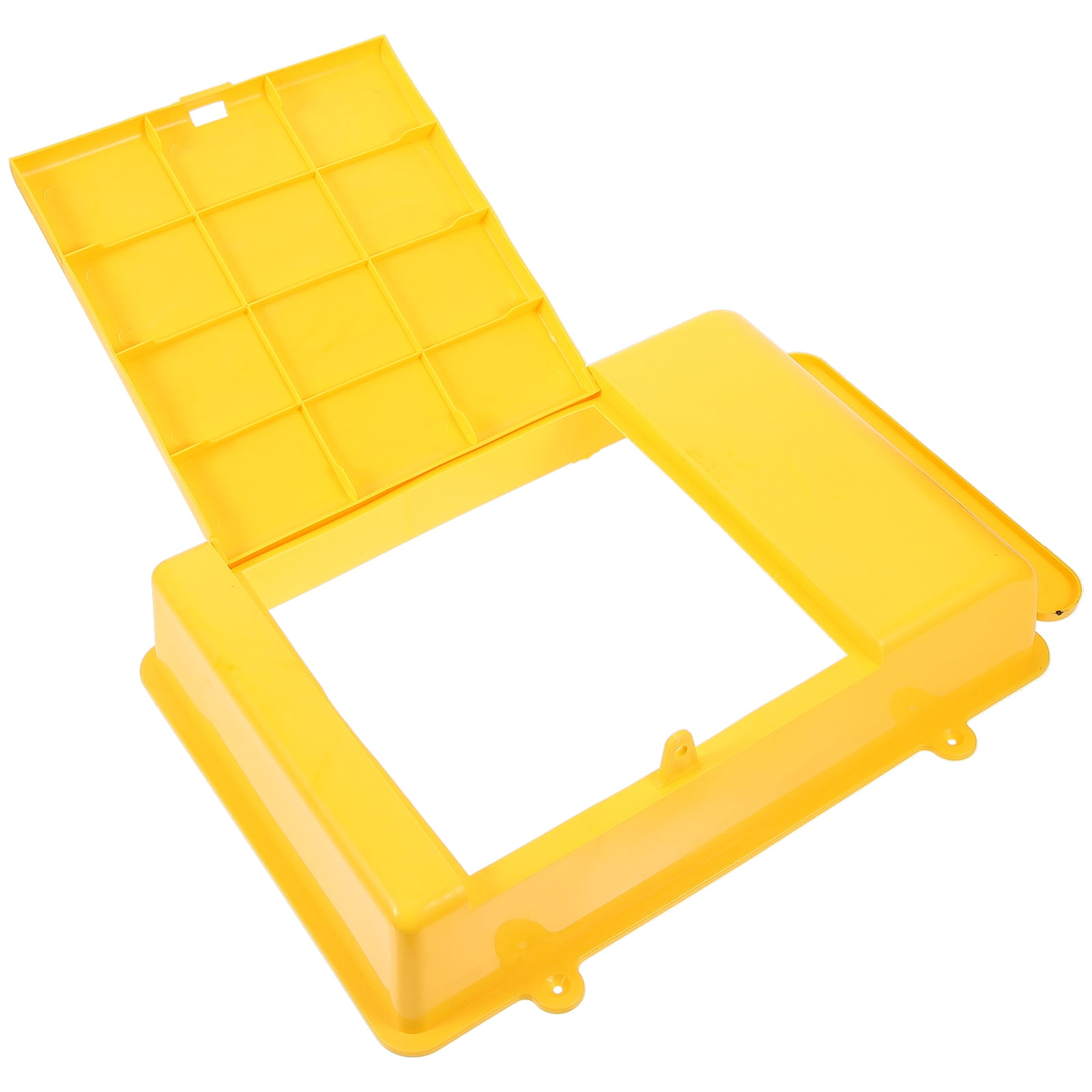 WORGEOUS Wall Mount Mailbox Plastic Post Box Locking Letter Box ...