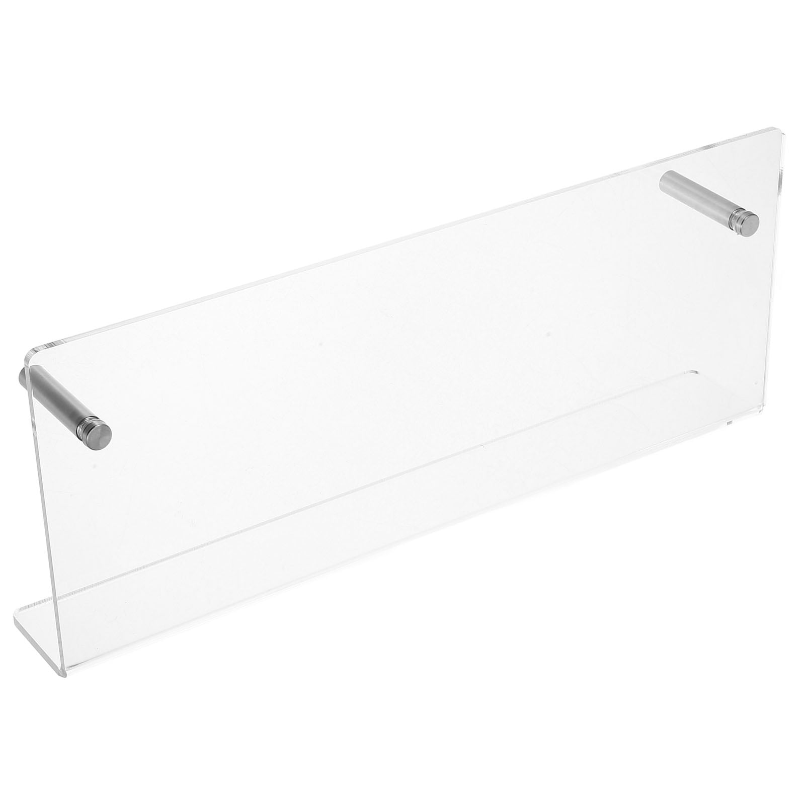 WORGEOUS Wall Mounted Clear Acrylic Book Display Shelf Magazine Holder ...