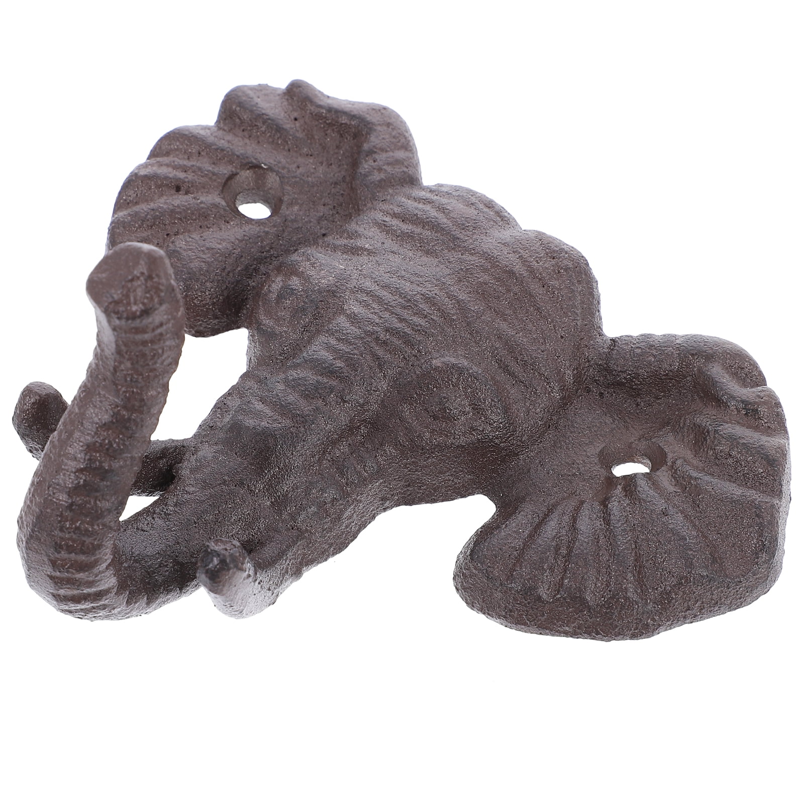 WORGEOUS Wall Mounted Single Hanger Animal Hooks Elephant Cast Iron Decorative - Walmart.com