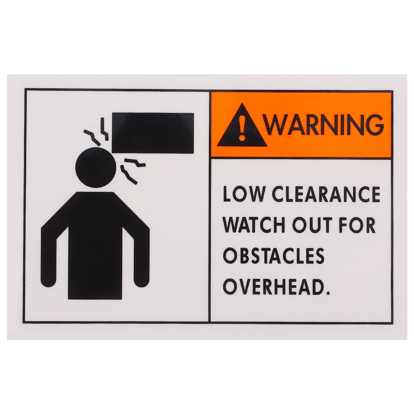 WORGEOUS Watch Your Head Outdoor Sign Caution Signs Fringe Raglan Decal ...