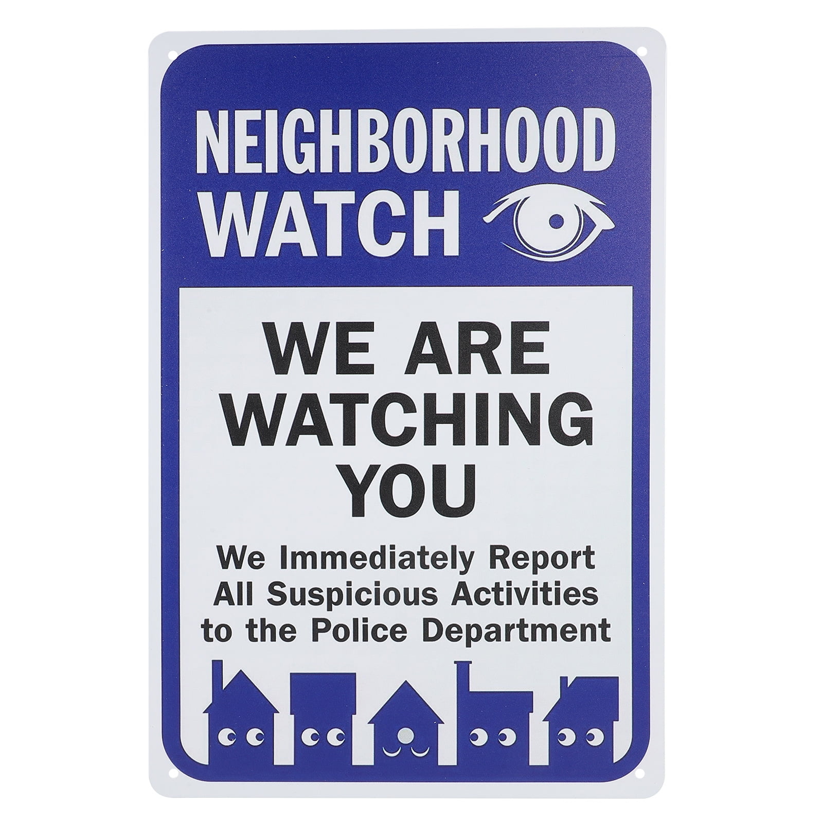 WORGEOUS We Are Watching You Signs Metal Poster Signs We Immediately ...
