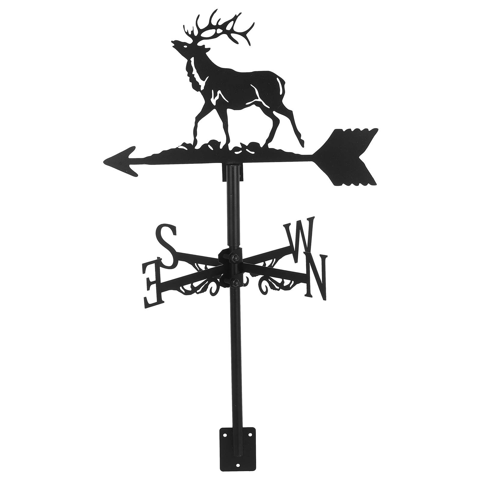 WORGEOUS Weathervane Iron Weather Vane Wind Direction Indicator Tool ...