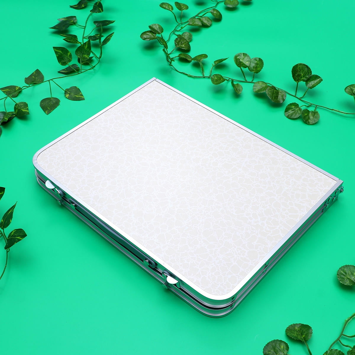 GETAJGHSD Folding Table White 1Set 24.0x16.1x10.6in - Walmart.com