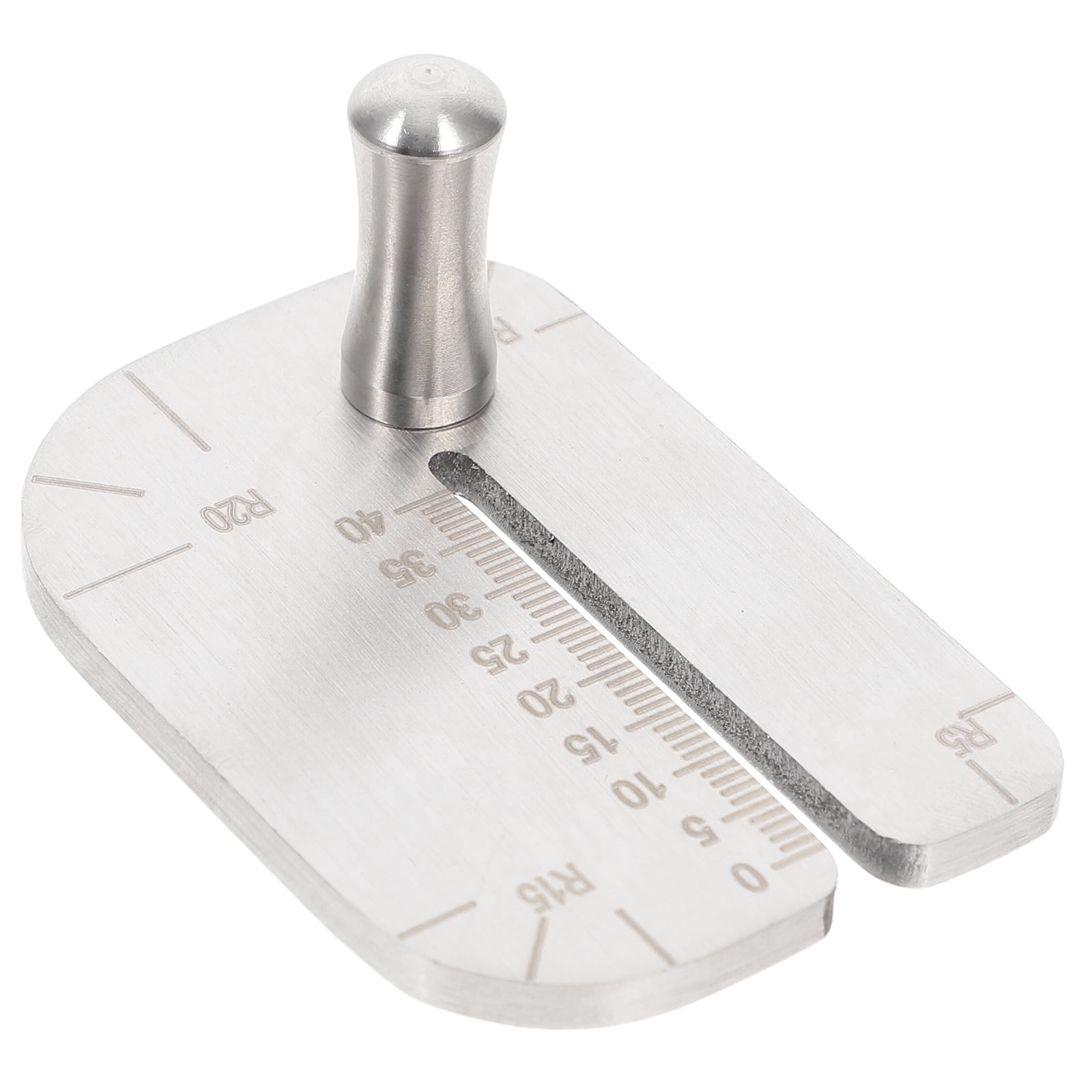 WORGEOUS Whole Punch Leather Chopper Work 6.50X4.50X0.40CM Silver ...