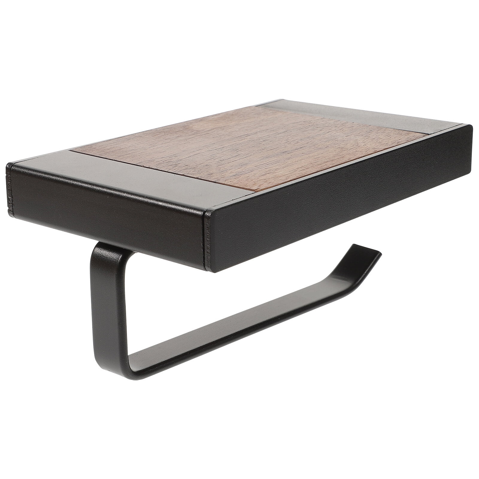 WORGEOUS Wicker Roll Holder Bathroom Shelf Toilet Paper Dispenser Stand ...