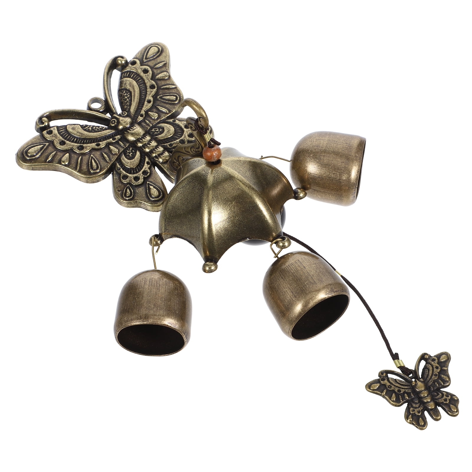 WORGEOUS Wind Chime Retro Antique Brass Magnetic Design Door Wind Bell ...