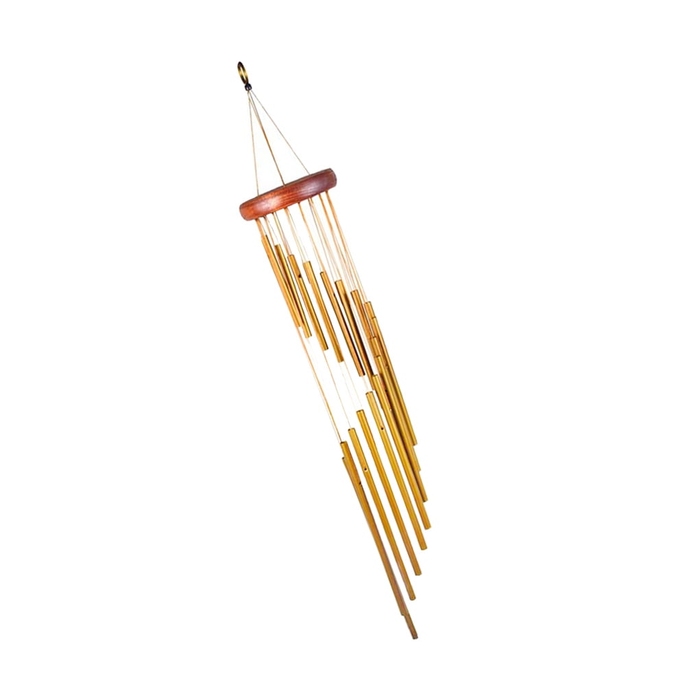 WORGEOUS Wind Chimes 18 Frosted Tubes Step by Step Up Hanging Ornaments ...