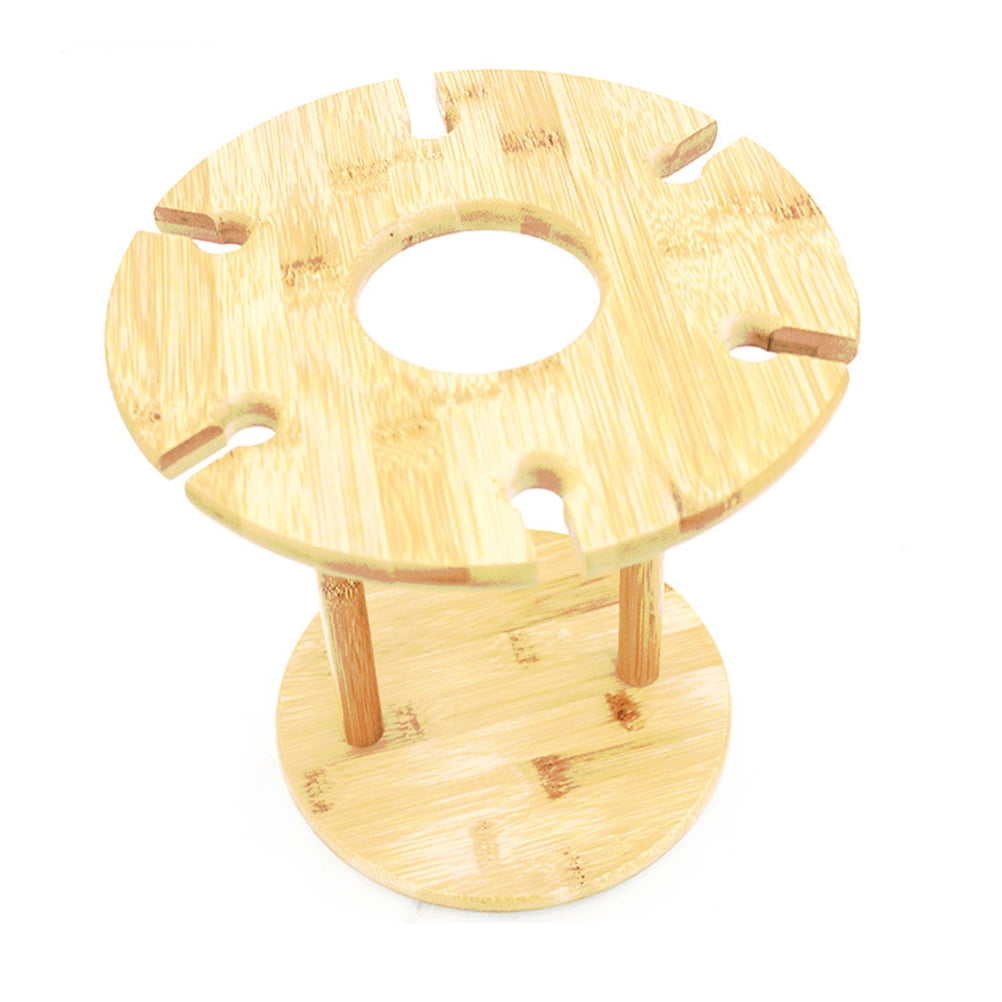 WORGEOUS Wine Stand for Living Room Holder Marble Drying Rack Glasses 2 ...