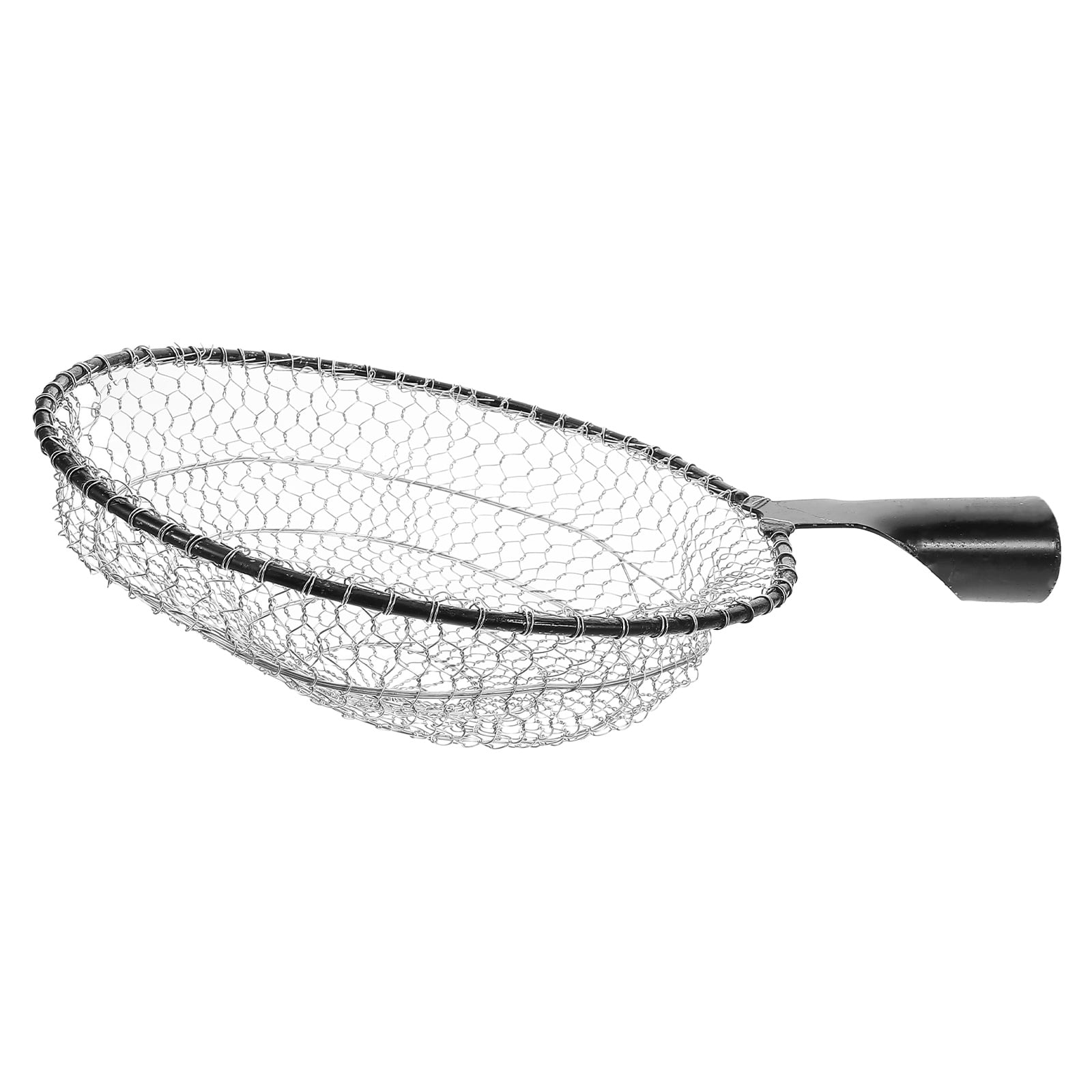 WORGEOUS Wire Mesh Large Fish Strainer Scoop Heavy Duty Fishing Net For ...