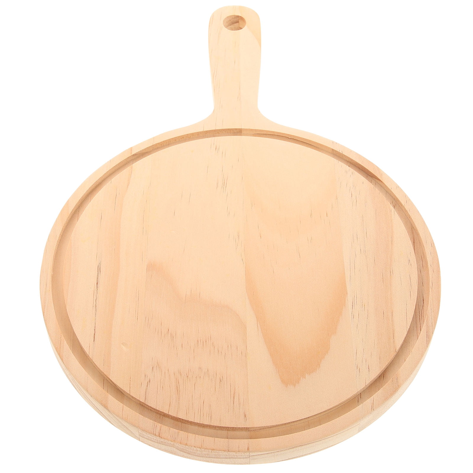 WORGEOUS Wood Board Pizza Charcuterie Tray Wood Paddle Board Multi-use ...