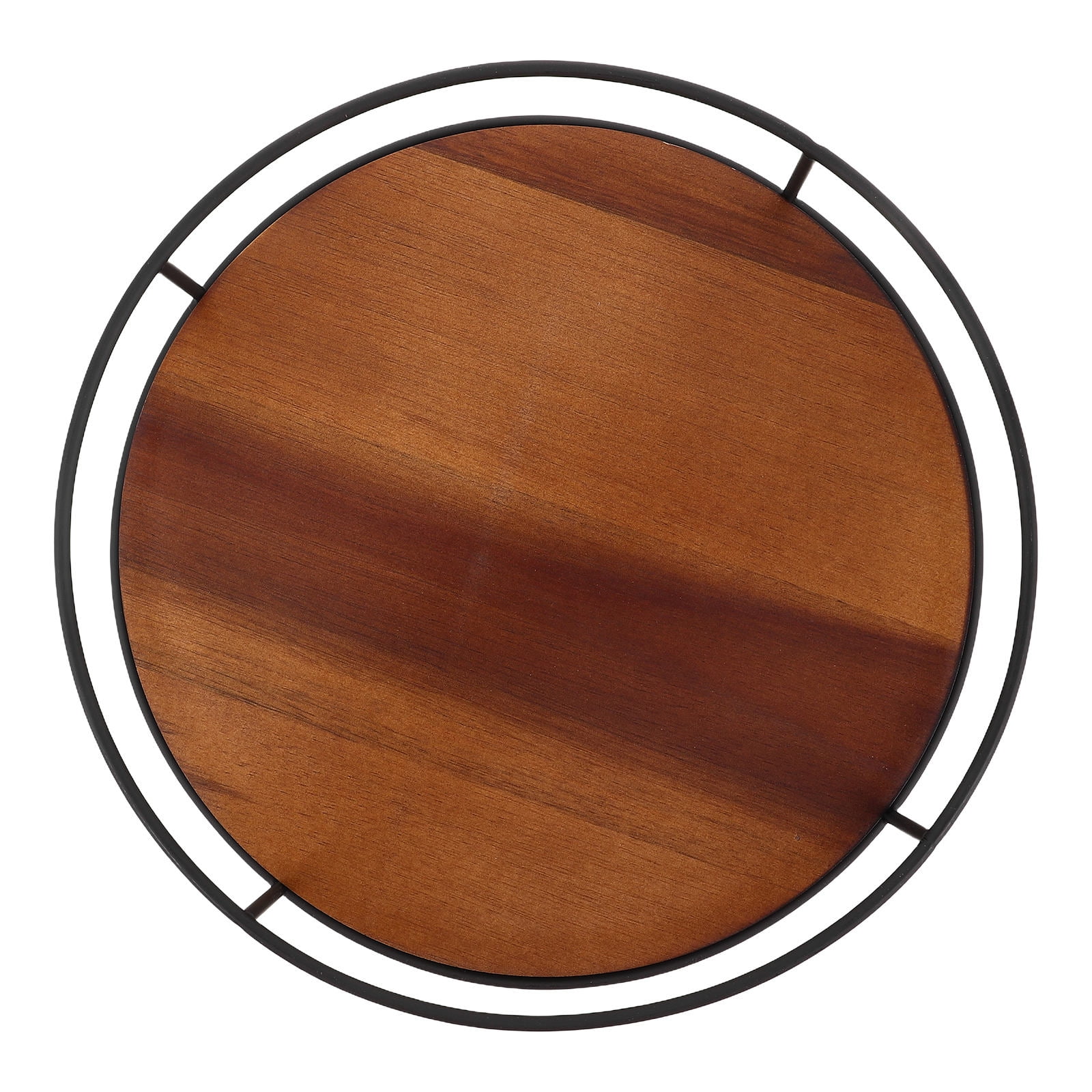 WORGEOUS Wood Lazy Susan Turntable for Kitchen Countertop Rotating ...