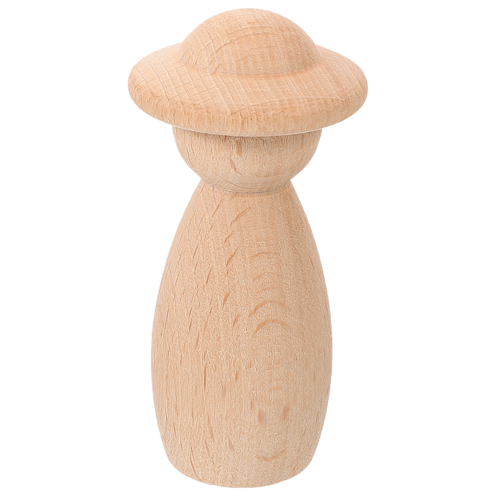 WORGEOUS Wooden Blank Doll Painting Diy Unfinished Doll Handcraft ...