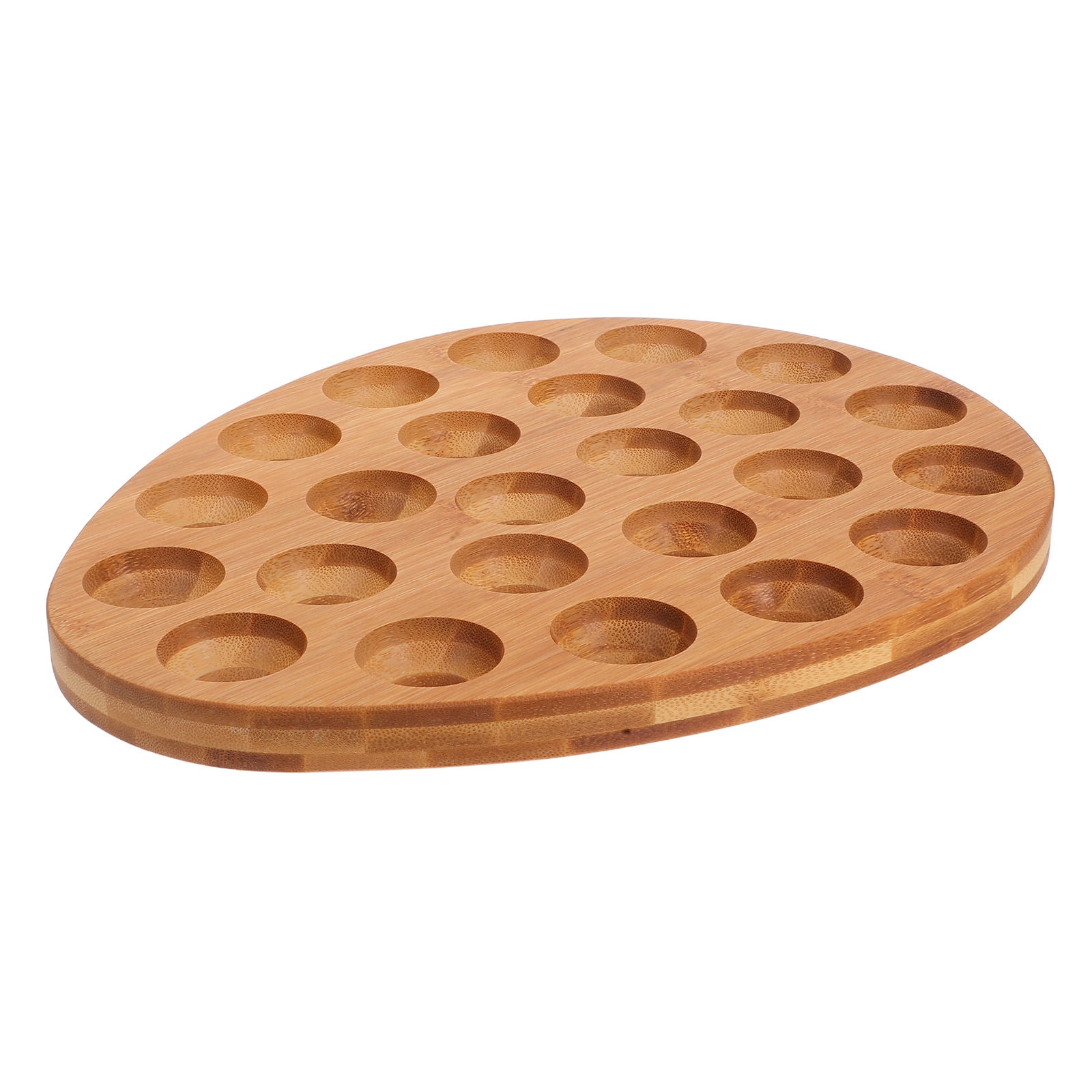 WORGEOUS Wooden Eggs Holder 24 Eggs Tray Fresh Eggs Holder Deviled Eggs ...