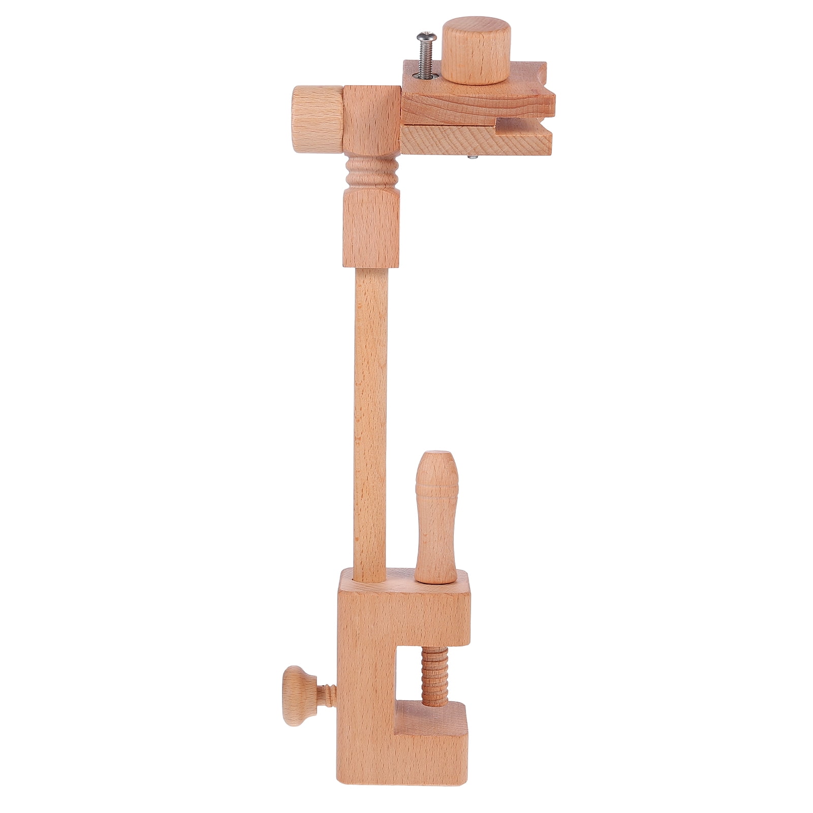 SOPOTUTU Embroidery Clamp Stand Wood Chocolate 1Set 11.8X3.9In ...