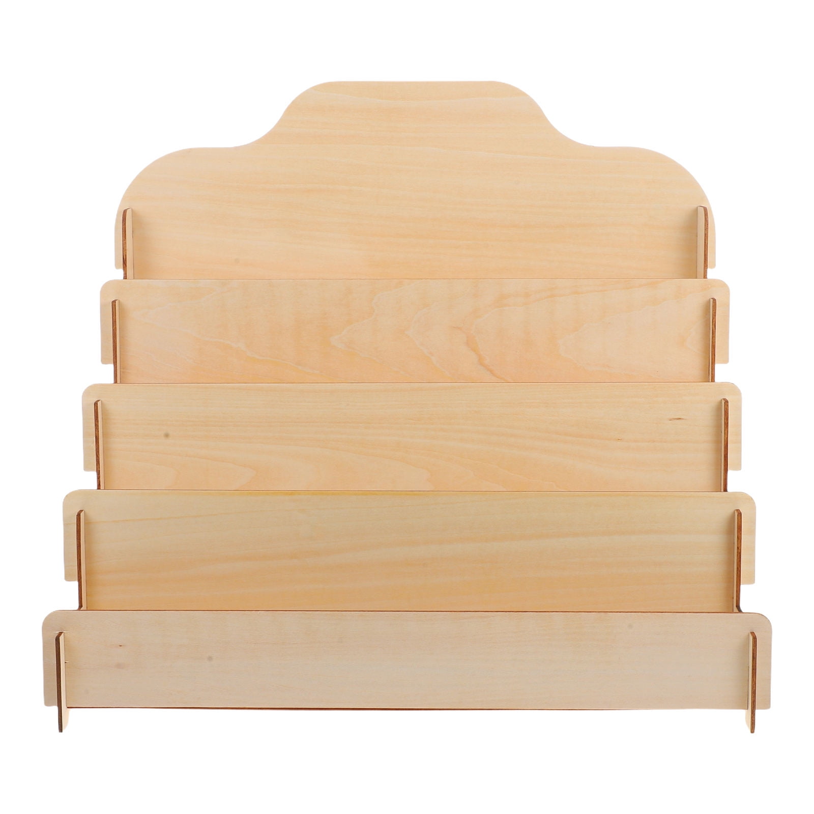 WORGEOUS Wooden Poster Storage Rack Card Greeting Rack Booth Display ...