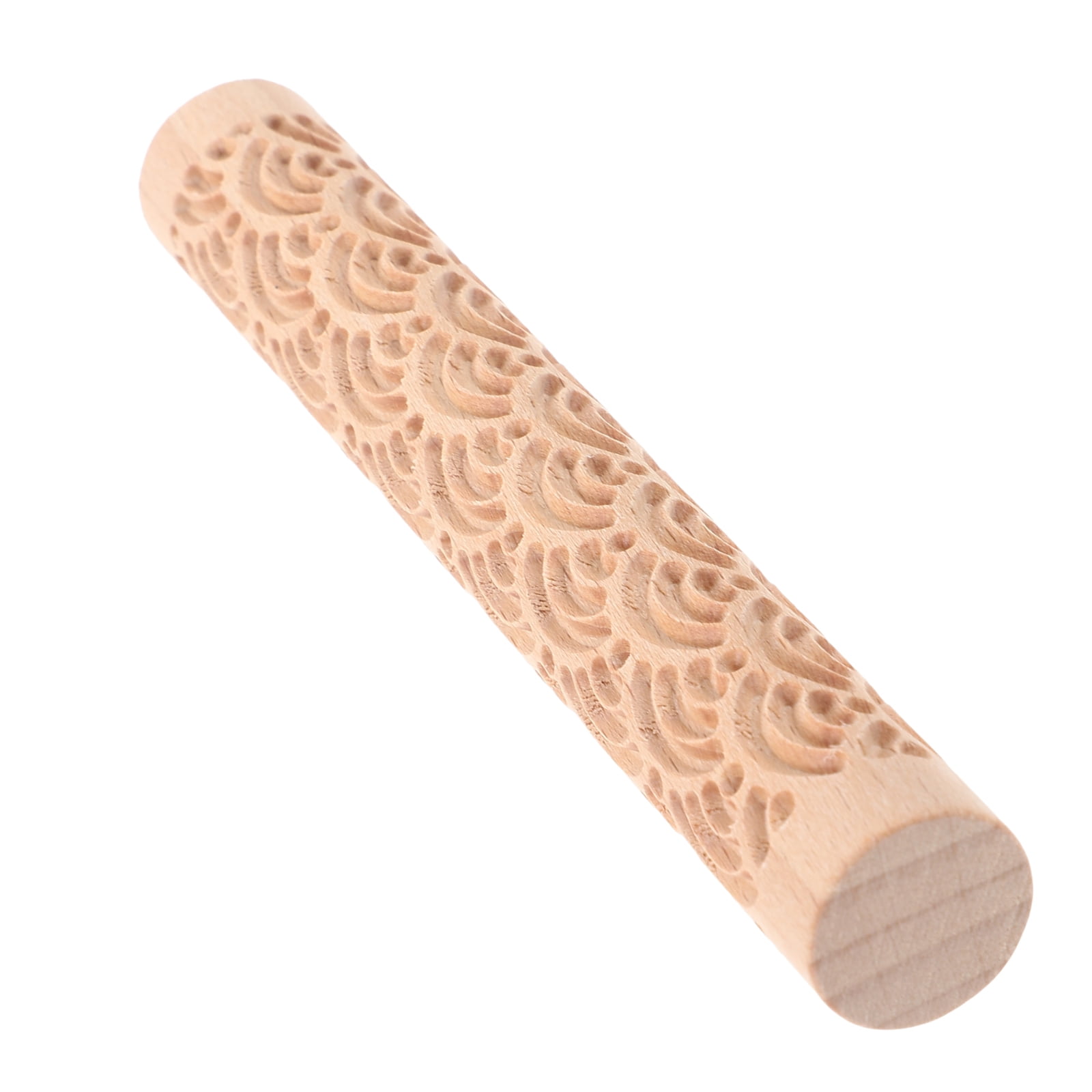 WORGEOUS Wooden Texture Roller for Clay Wooden Clay Printing Rod ...
