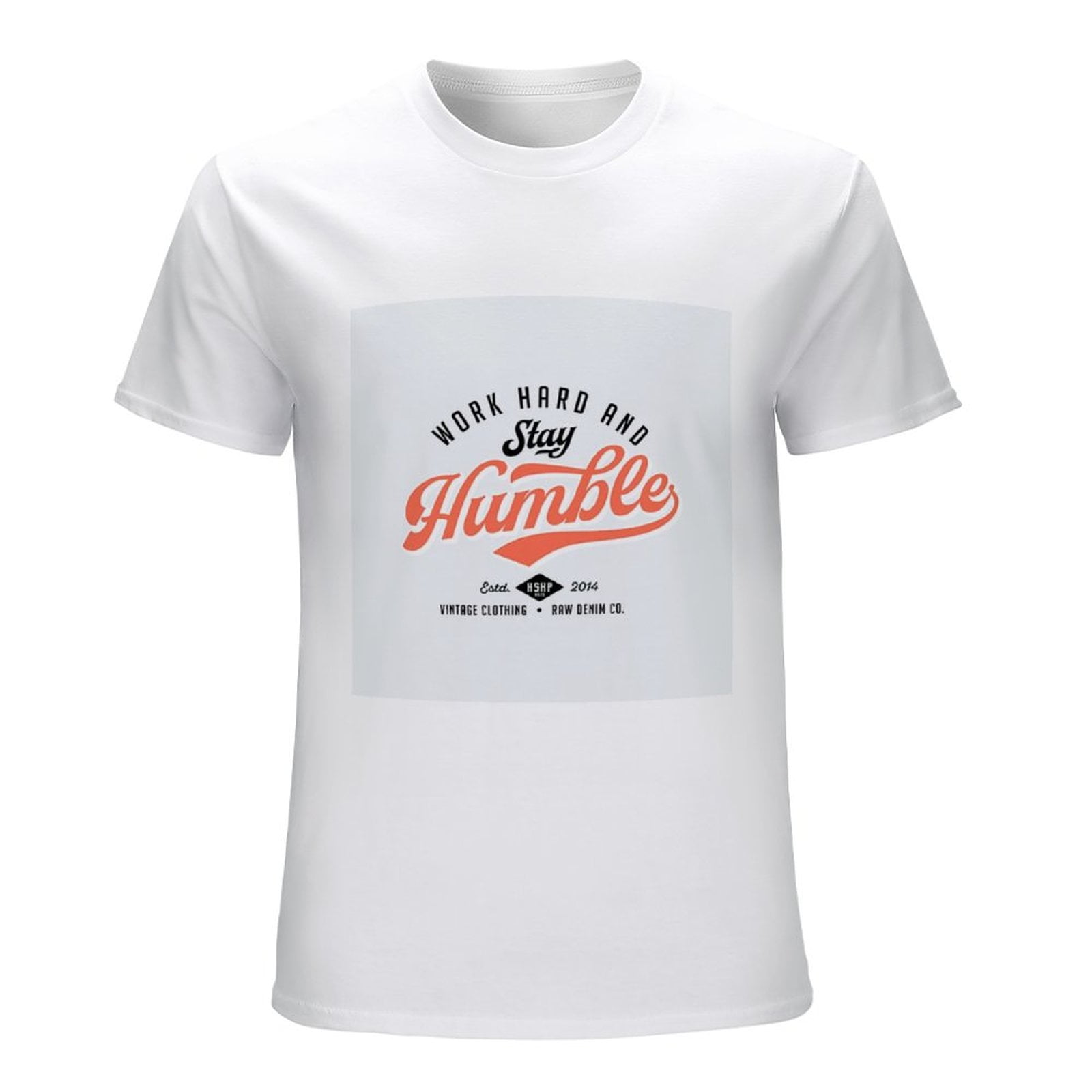 WORK HARD AND STAY HUMBLE Men’s Graphic T-shirt Vintage Short Sleeve Sport Tee White M - Walmart.com