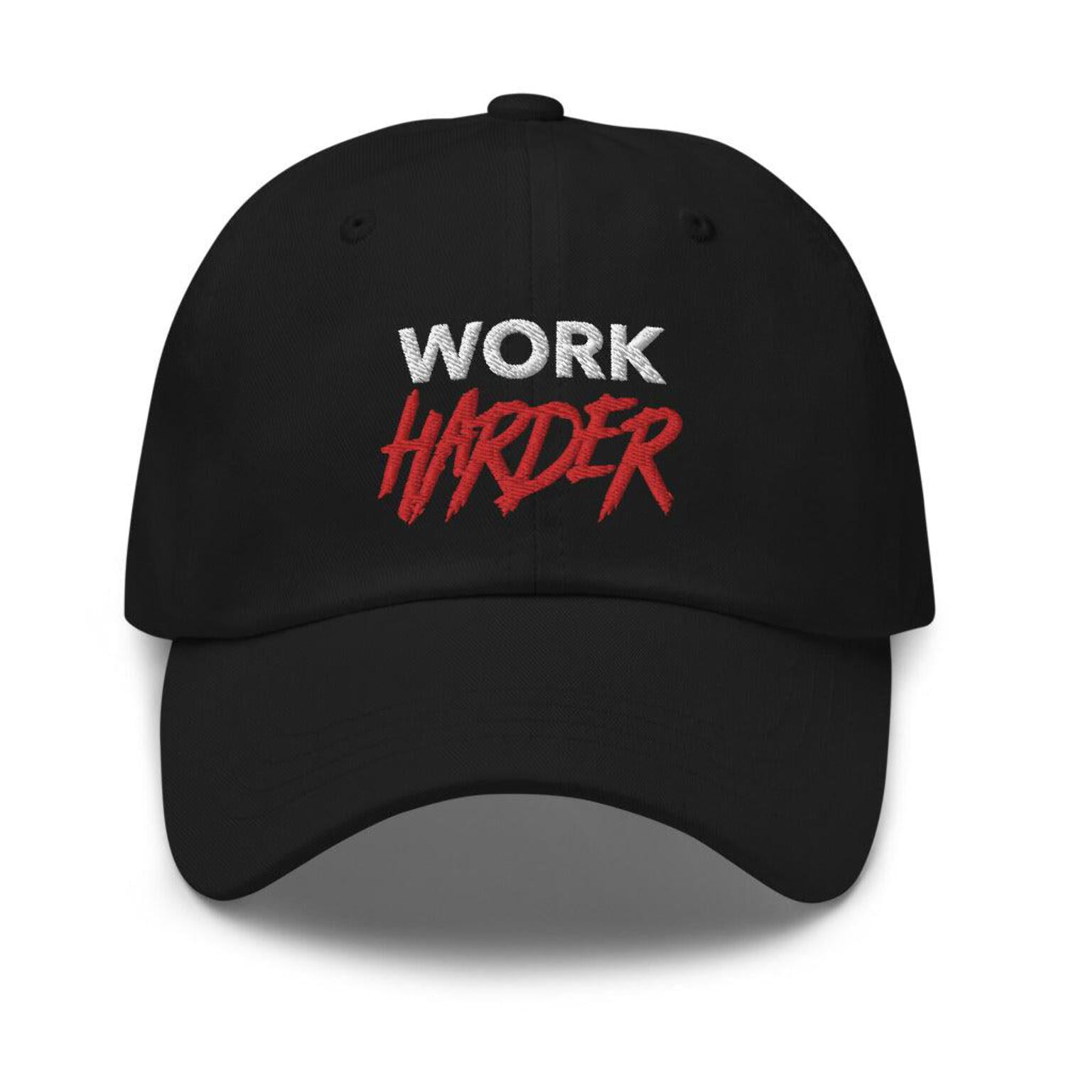 WORK HARDER Motivational Dad Hat - Walmart.com