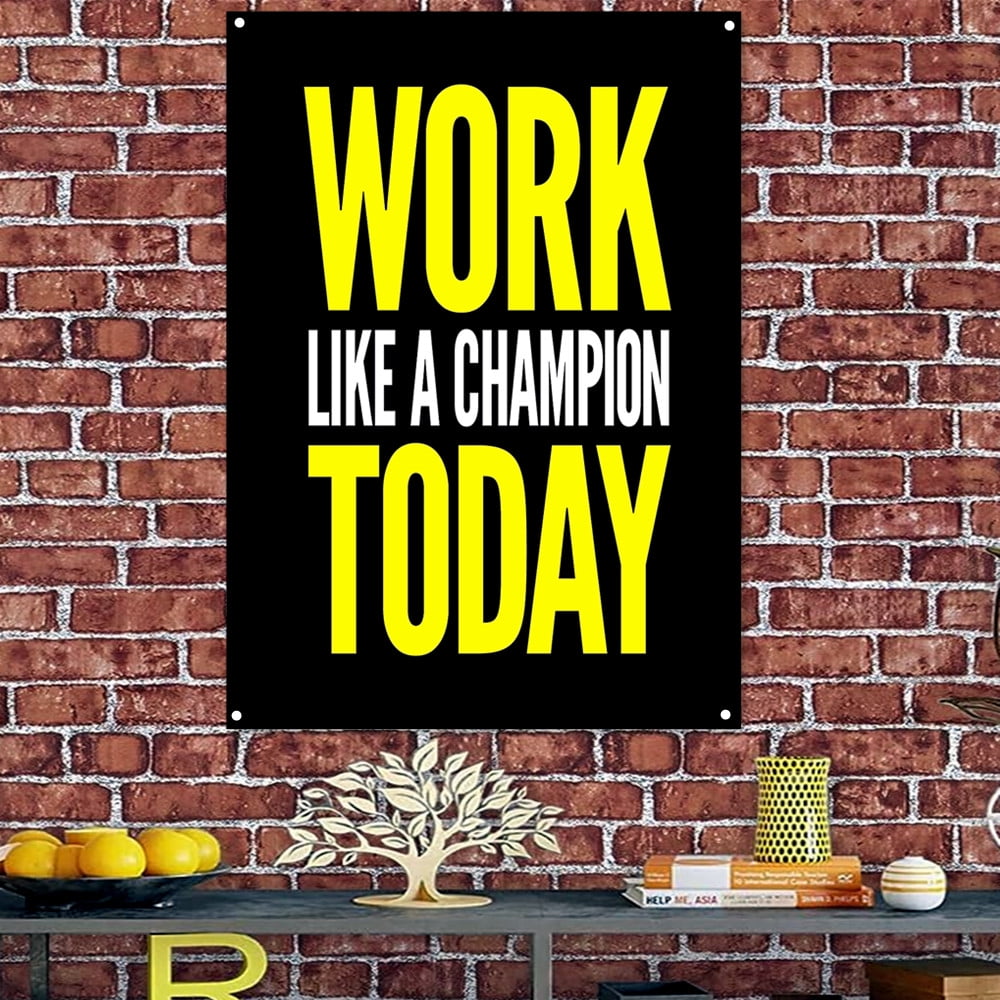 WORK LIKE A CHAMPION TODAY - Elevate Your Fitness Work Study with this ...
