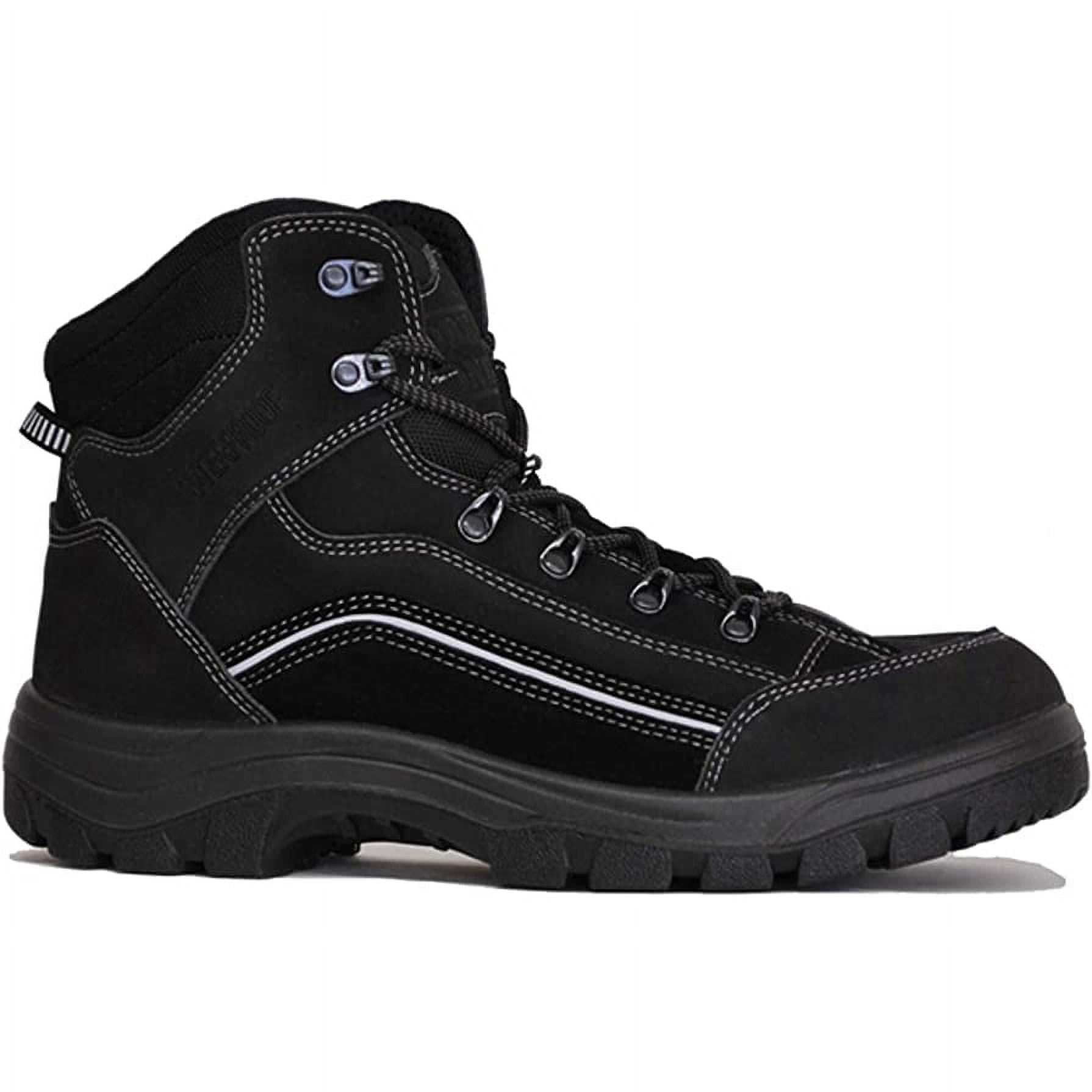 WORK ZONE Men's 6" Composite Toe Waterproof Work Boot Black - C640BLK ...