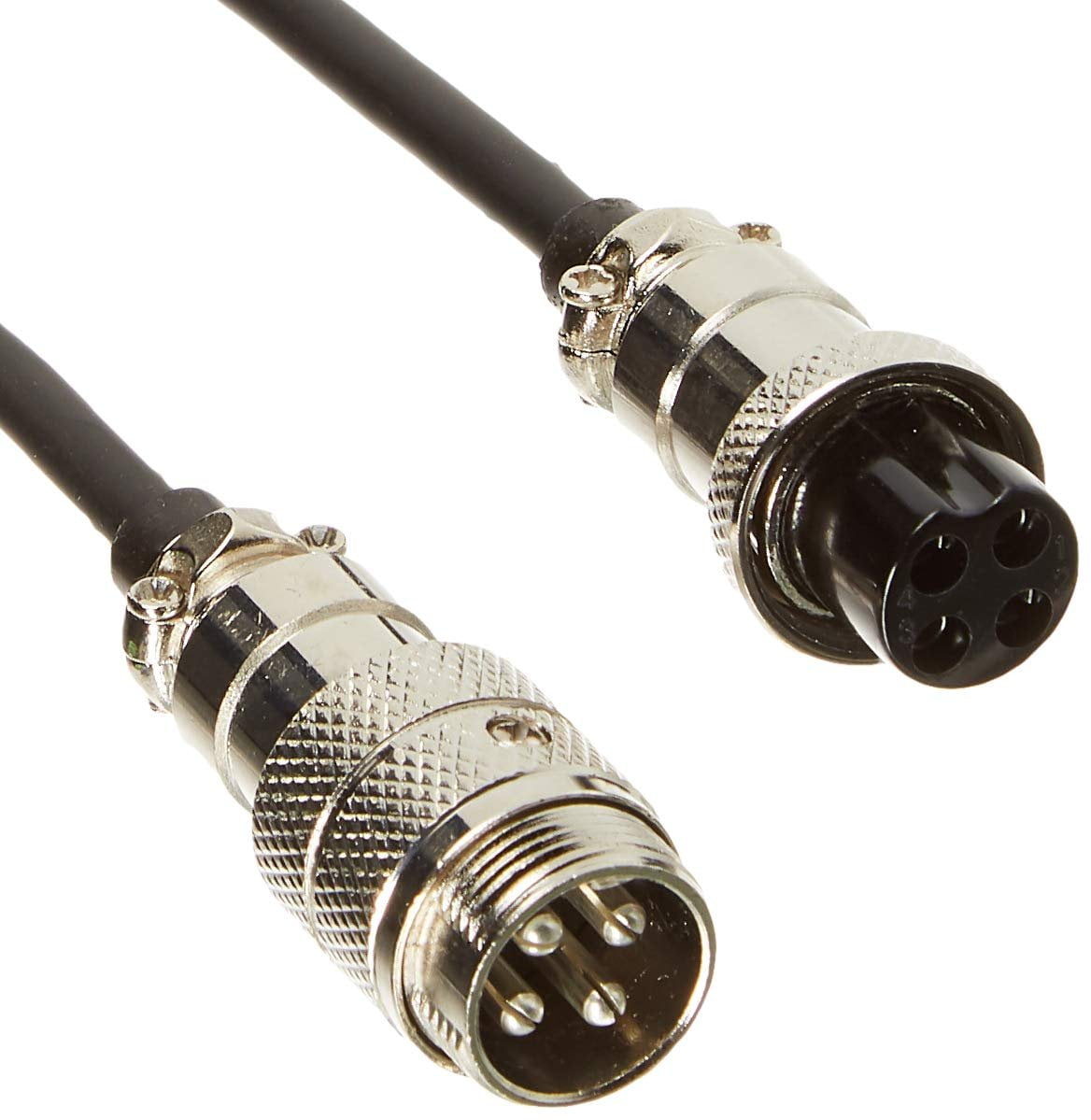 WORKMAN EX-4 4` FOOT 4-PIN CB RADIO MICROPHONE EXTENTION CORD / COBRA ...