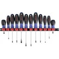 WORKPRO 12-Piece Magnetic Screwdriver Set, Flat/Slotted/Phillips/Torx ...