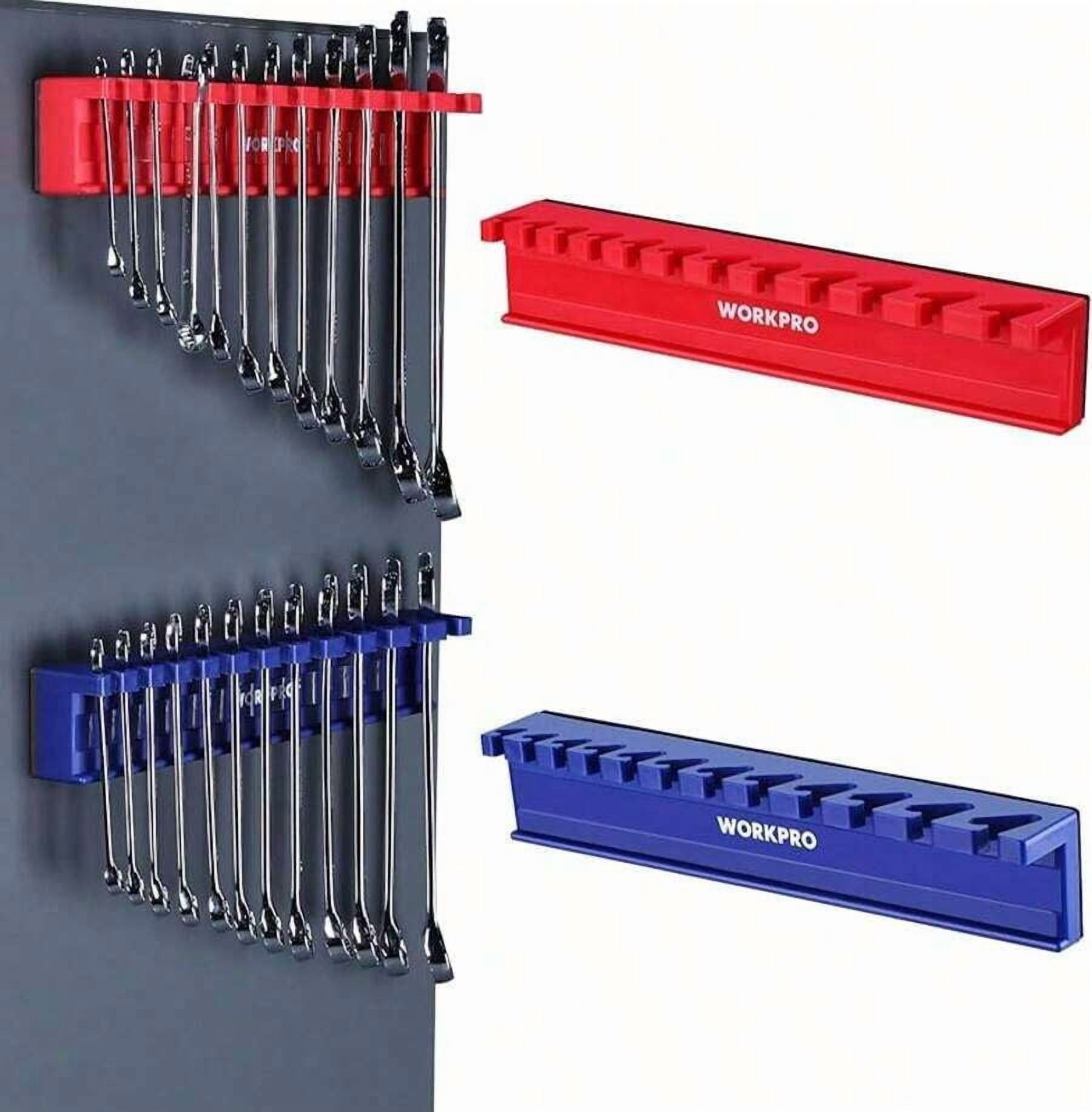 WORKPRO 2-Pack Magnetic Wrench Organizer, 12-Piece Tool Kit, SAE & Metric Sizes - Walmart.com